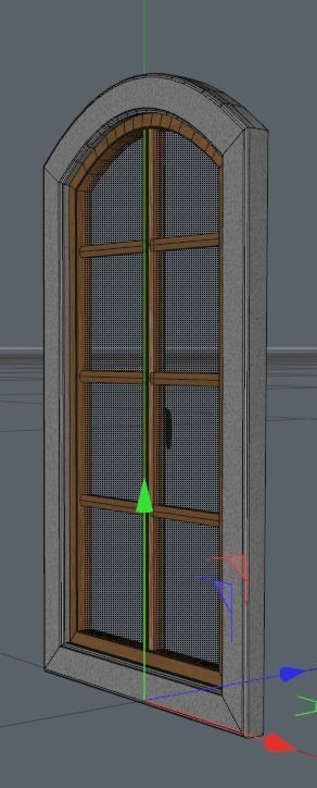 Single window 01 free 3D model | CGTrader