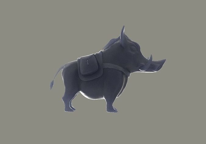 Mighty Boar Courier DOTA 2 3D Model 3D model 3D printable | CGTrader