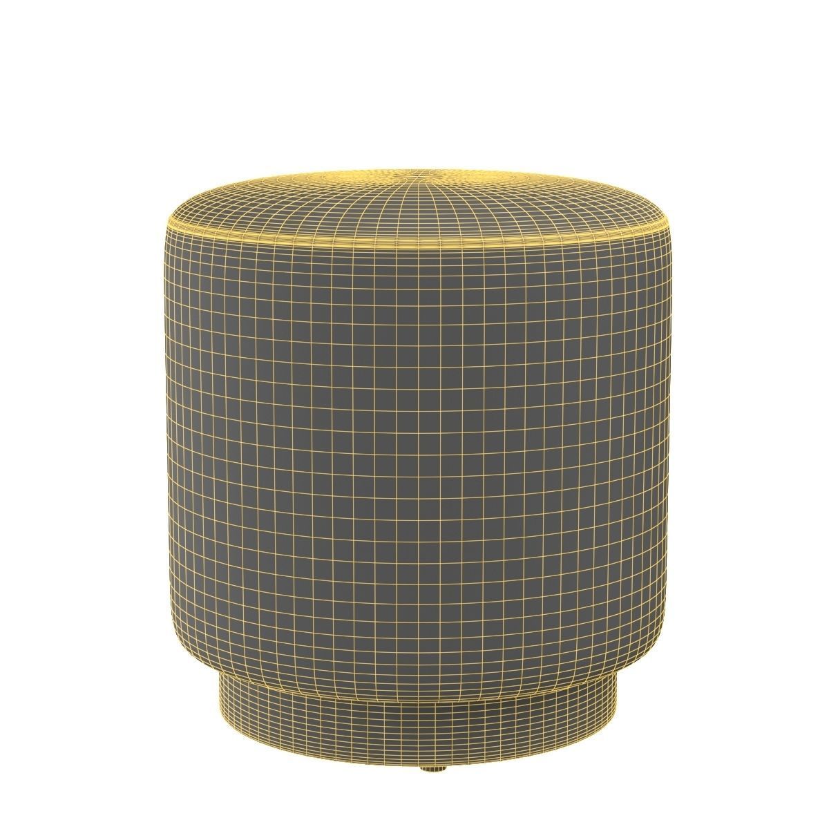 Avila Ottoman Gray Uttermost 3D model | CGTrader