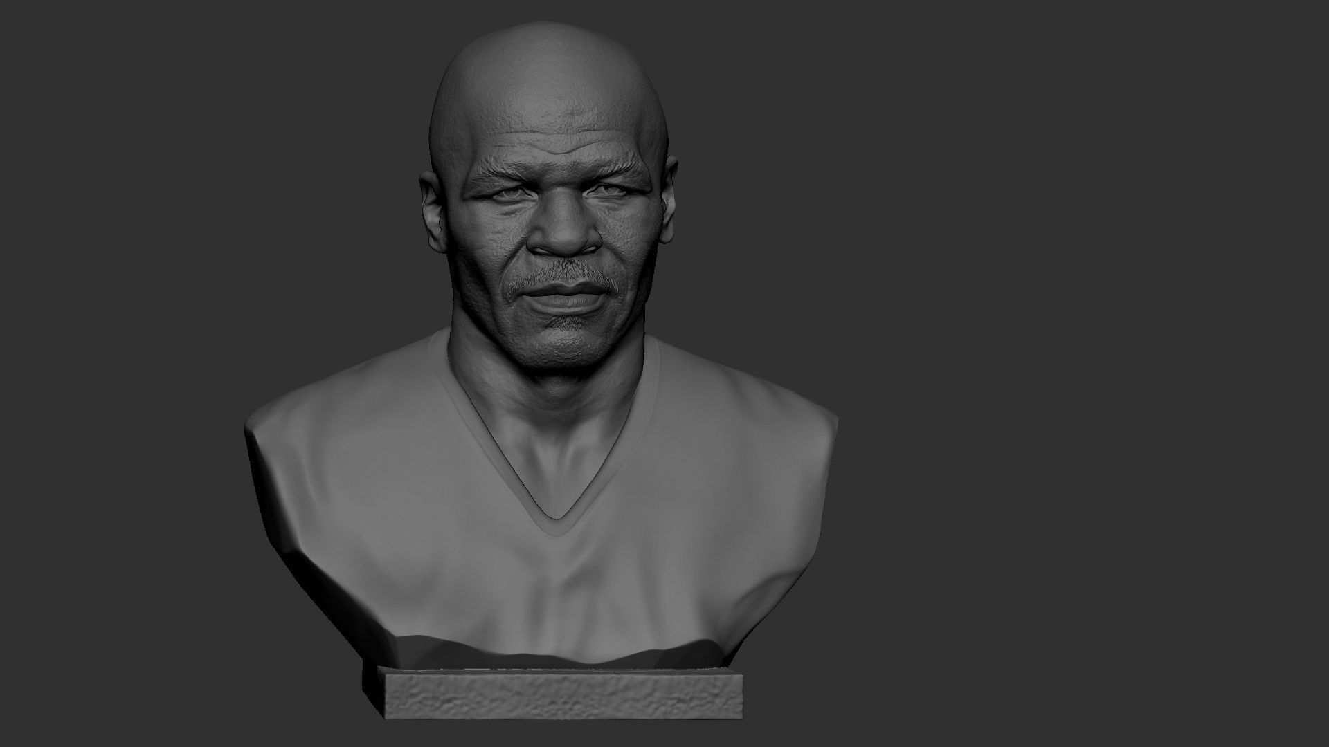 Mike Tyson 3D model 3D printable | CGTrader