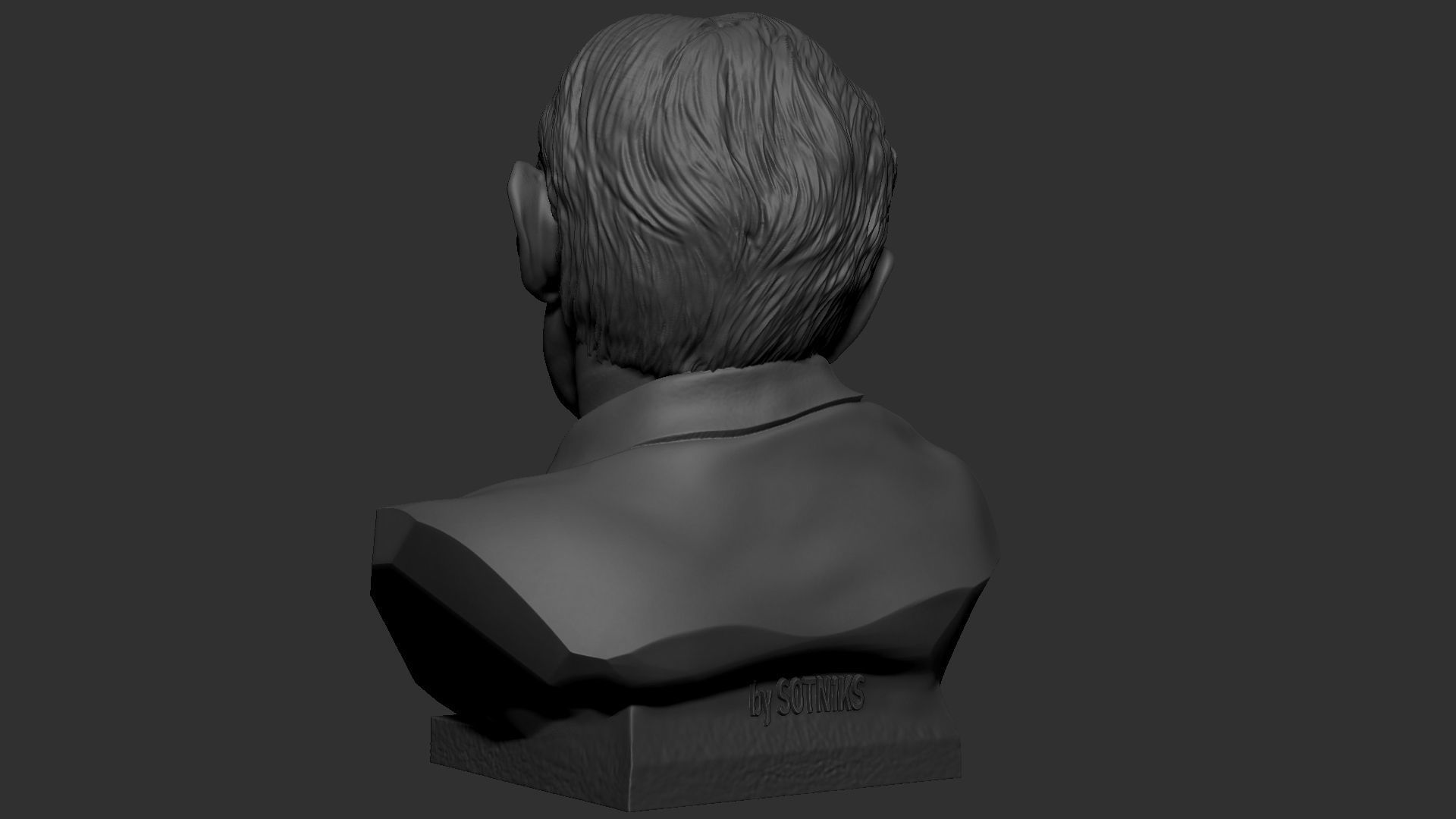 Stephen Hawking 3D model 3D printable | CGTrader