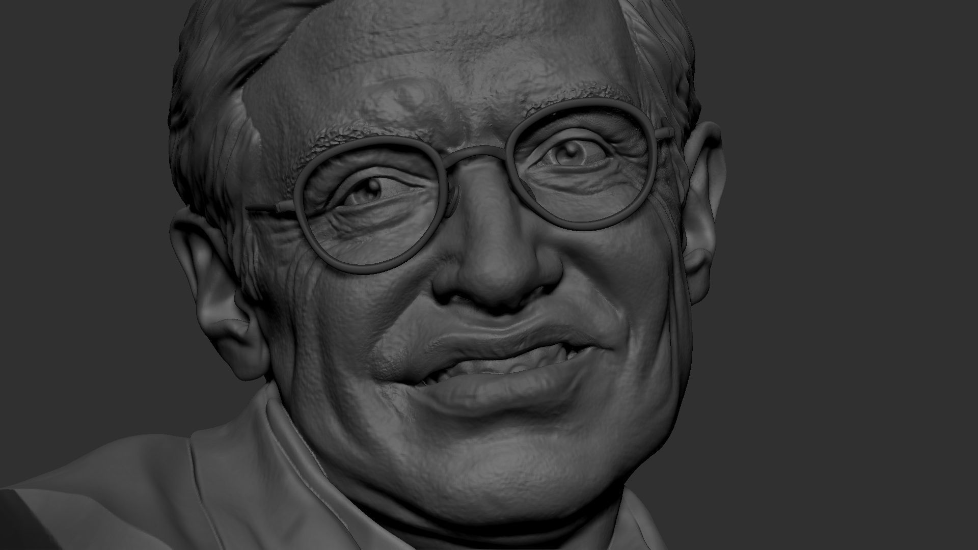Stephen Hawking 3D model 3D printable | CGTrader