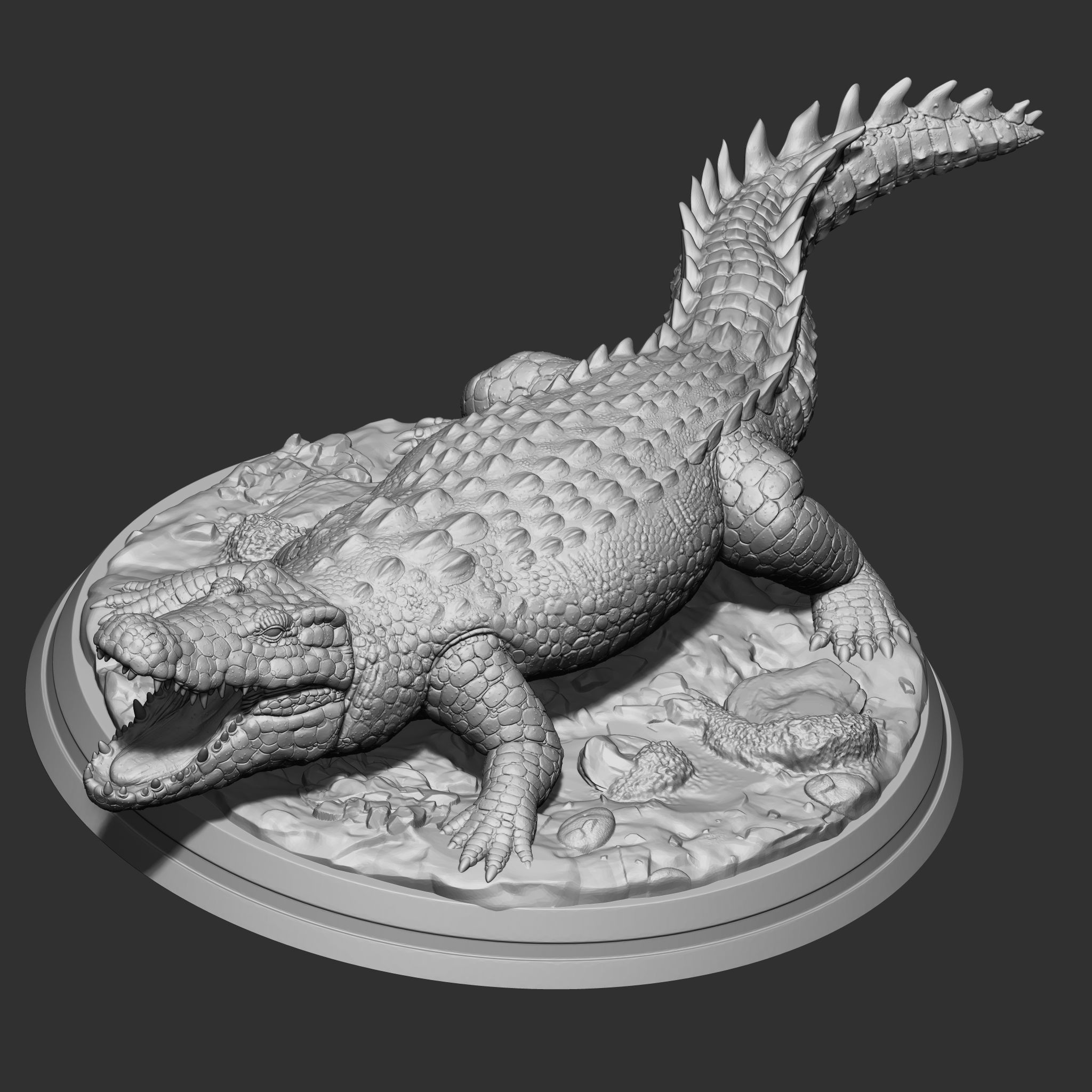 CROCODILE 3D model 3D printable | CGTrader