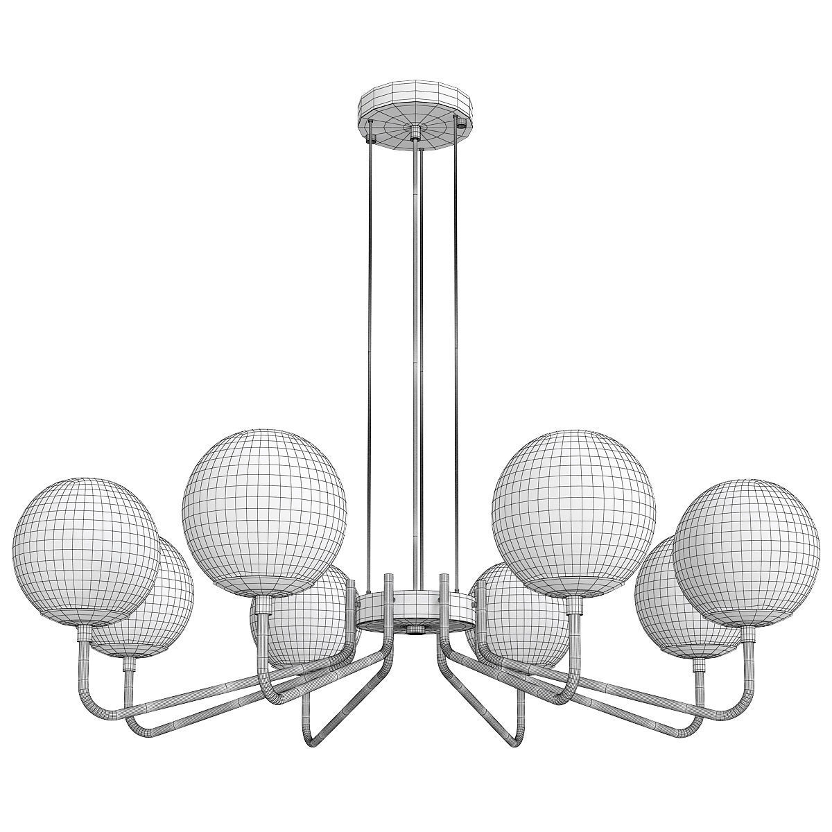 3D model Benigno Chandelier VR / AR / low-poly | CGTrader