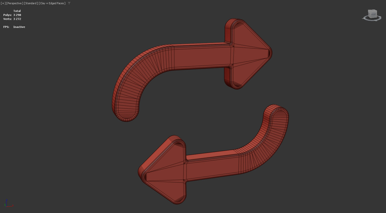 3D model Repeat icon VR / AR / low-poly | CGTrader