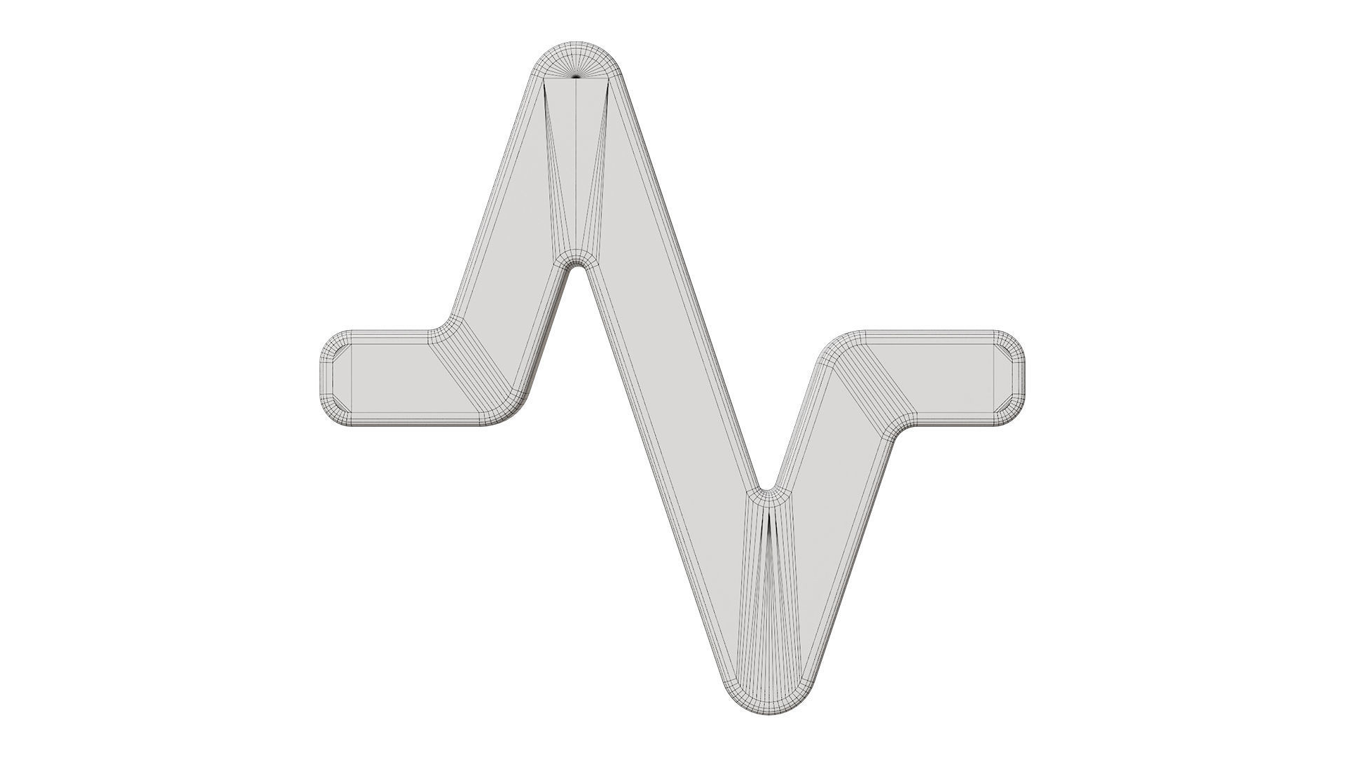 3D model Waveform icon VR / AR / low-poly | CGTrader