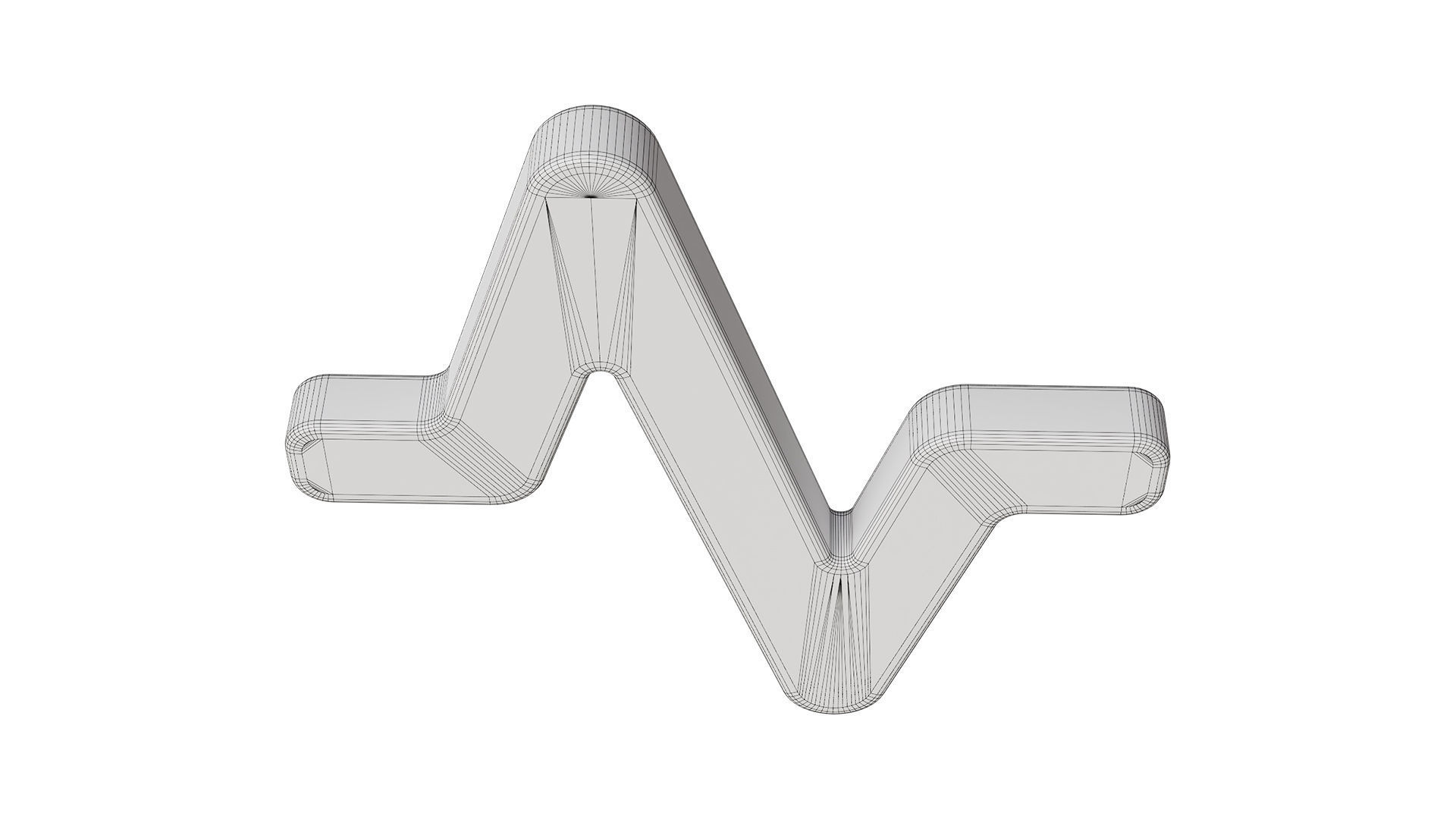 3D model Waveform icon VR / AR / low-poly | CGTrader