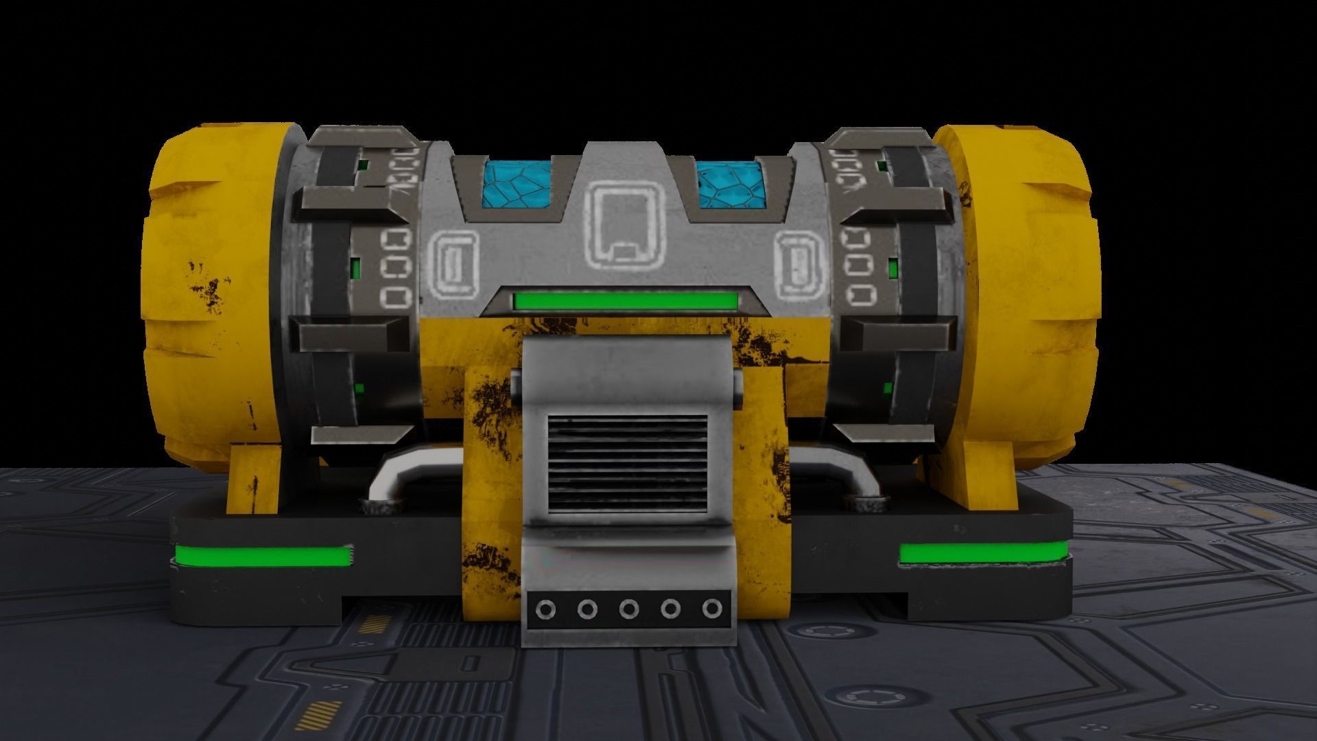 Sci Fi Generator 3D model | CGTrader