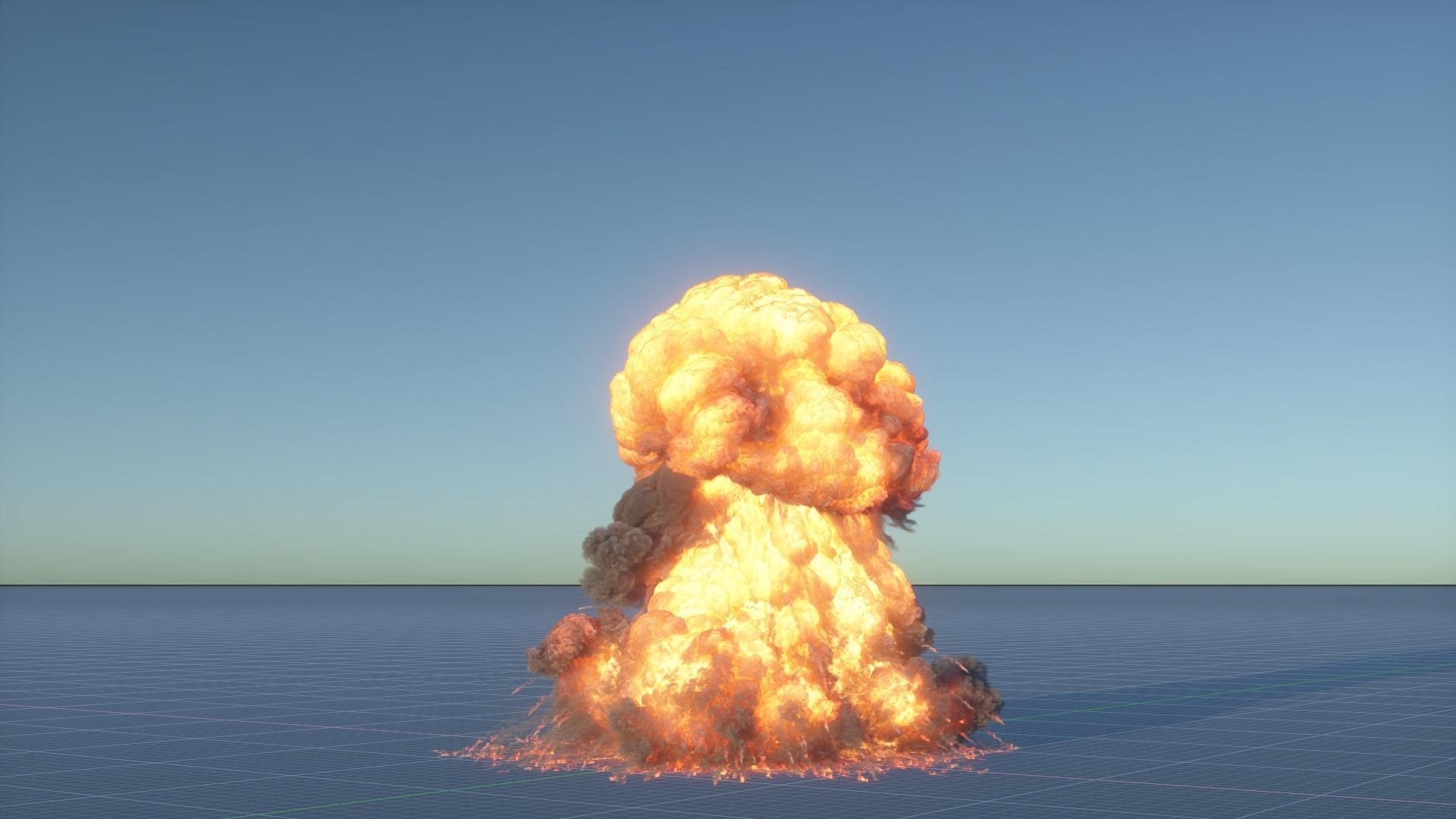 Big Gasoline Explosion 3D model animated | CGTrader