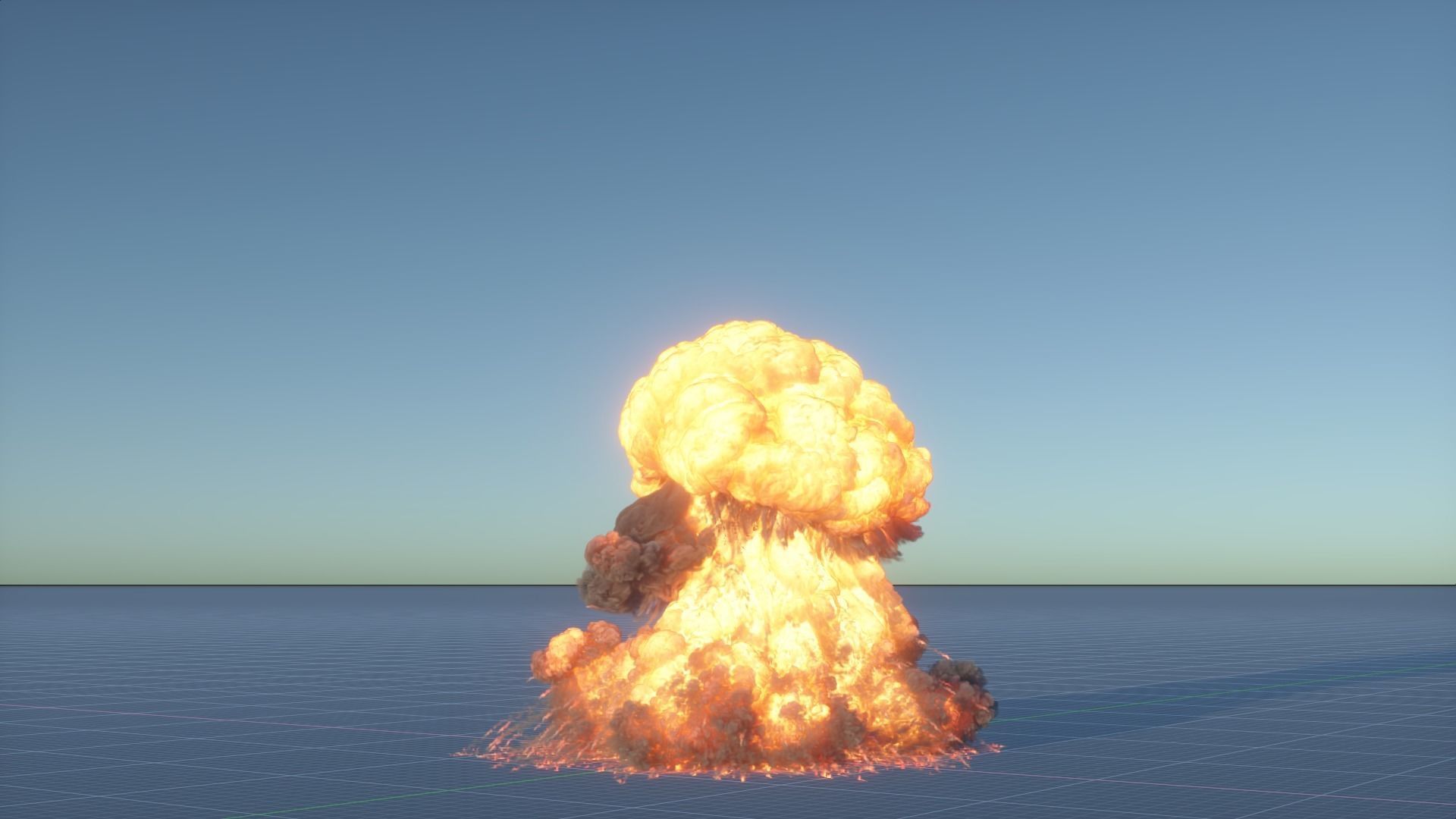 Big Gasoline Explosion 3D model animated | CGTrader