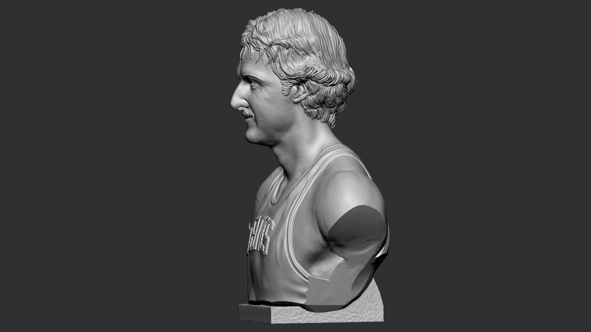 Larry Bird 3D model 3D printable | CGTrader
