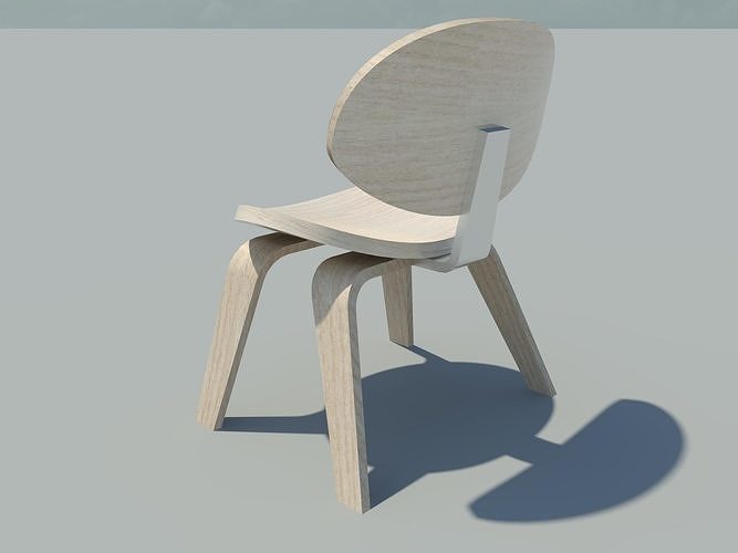 Revit Wooden Chair Family 3D model | CGTrader