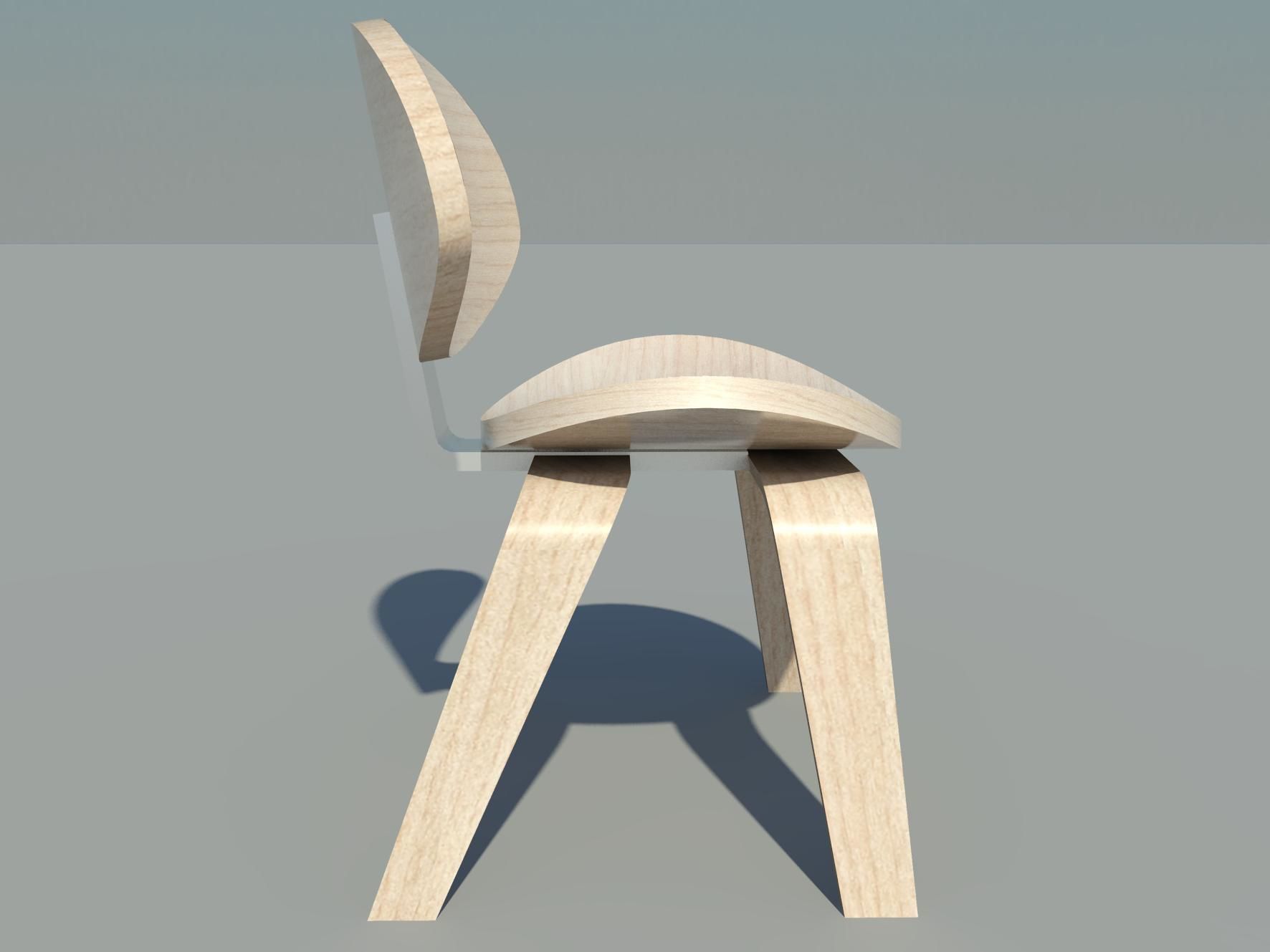 Revit Wooden Chair Family 3D model | CGTrader