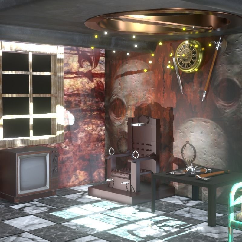 Horror room 3D model | CGTrader