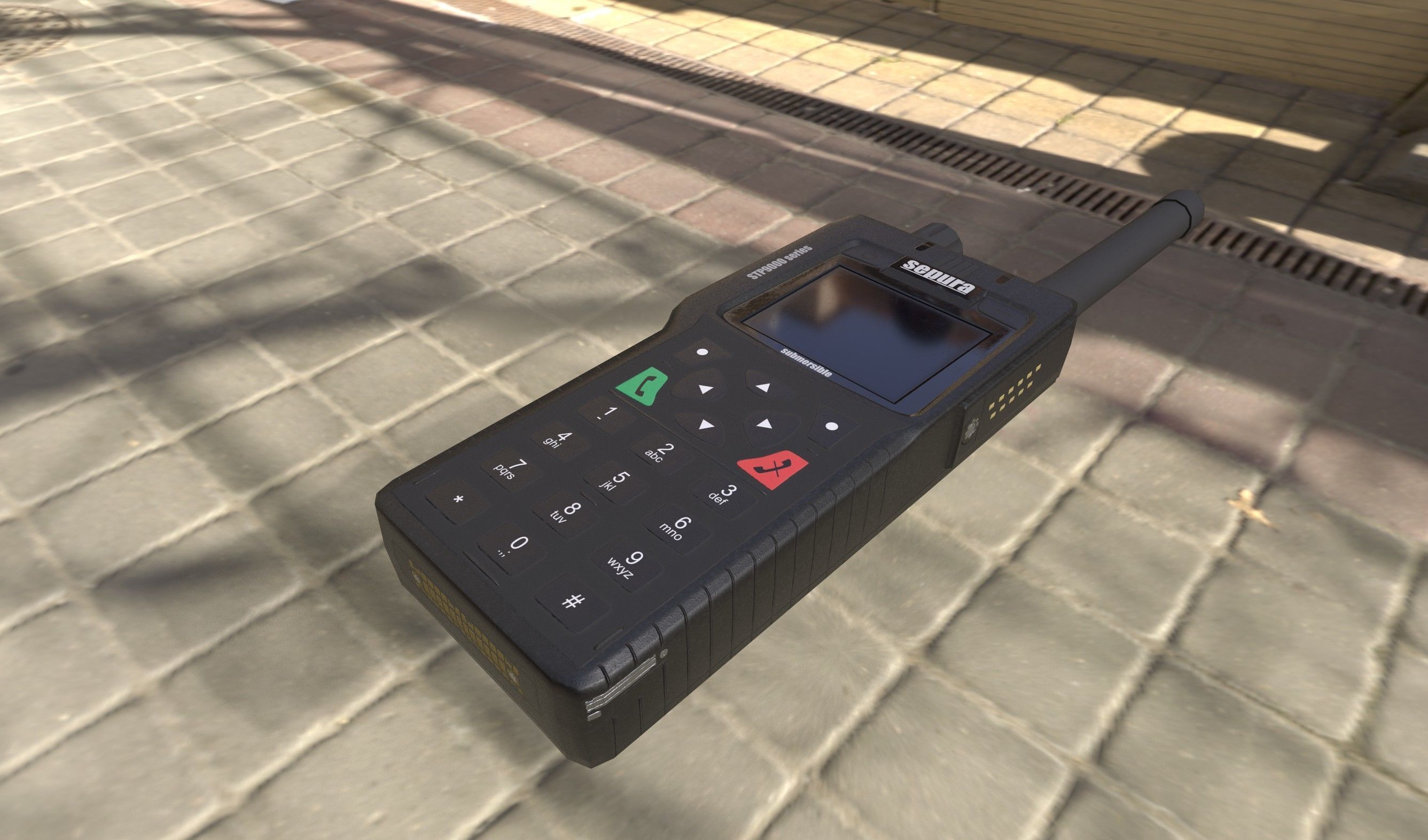 3D model communication device sepura low poly VR / AR / low-poly | CGTrader