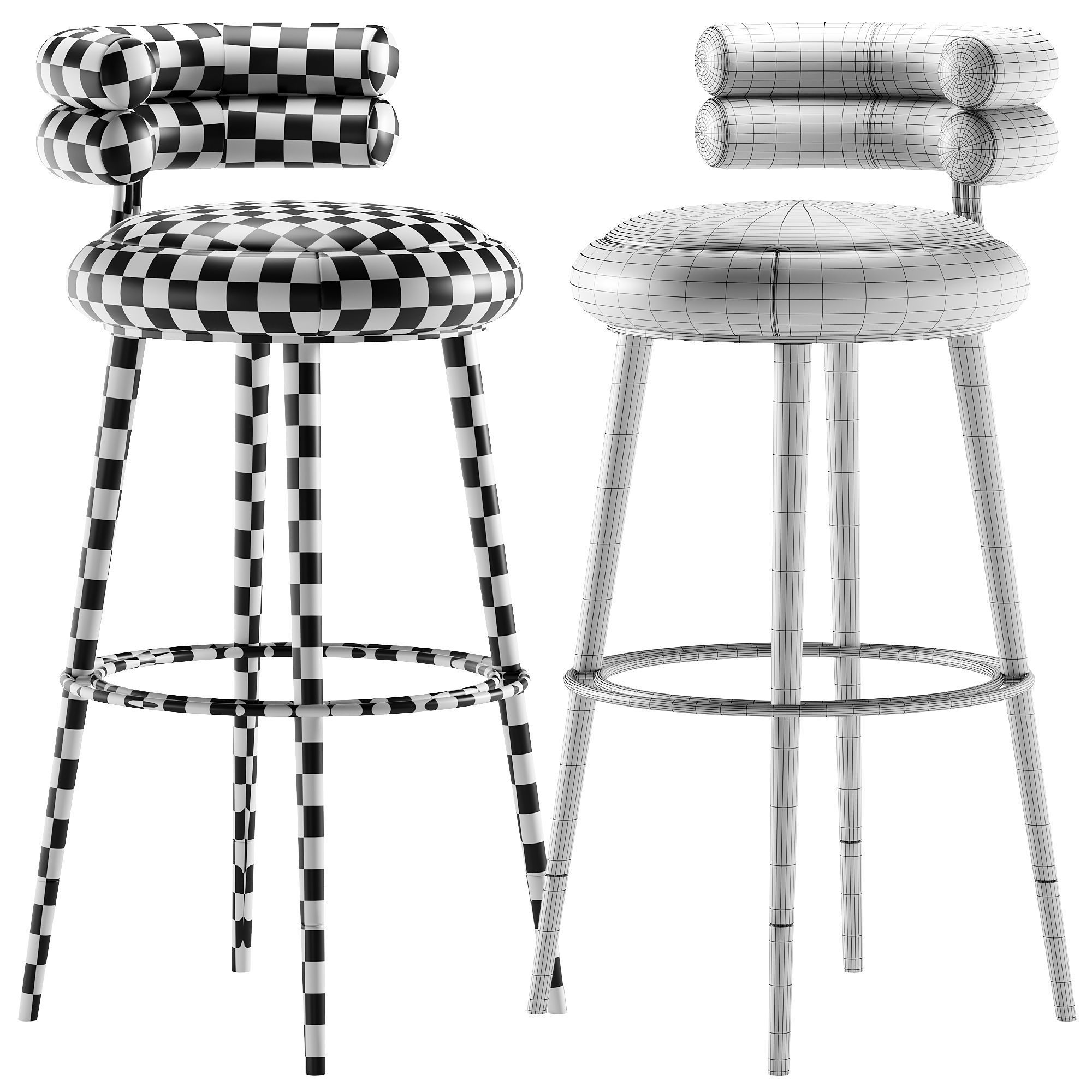 3D model Betsy Bar chair VR / AR / low-poly | CGTrader