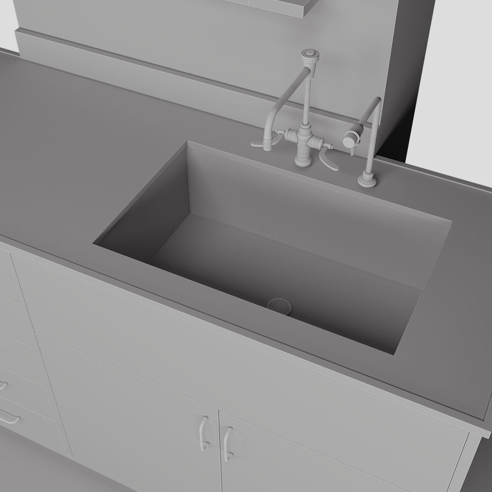 Laboratory Sink 3D model 3D model | CGTrader