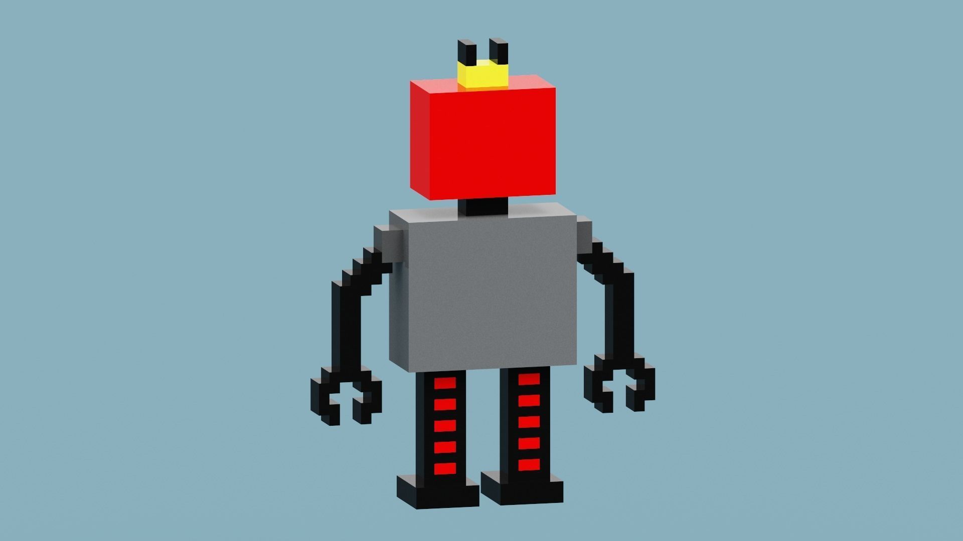 3D model Voxel Robot VR / AR / low-poly | CGTrader