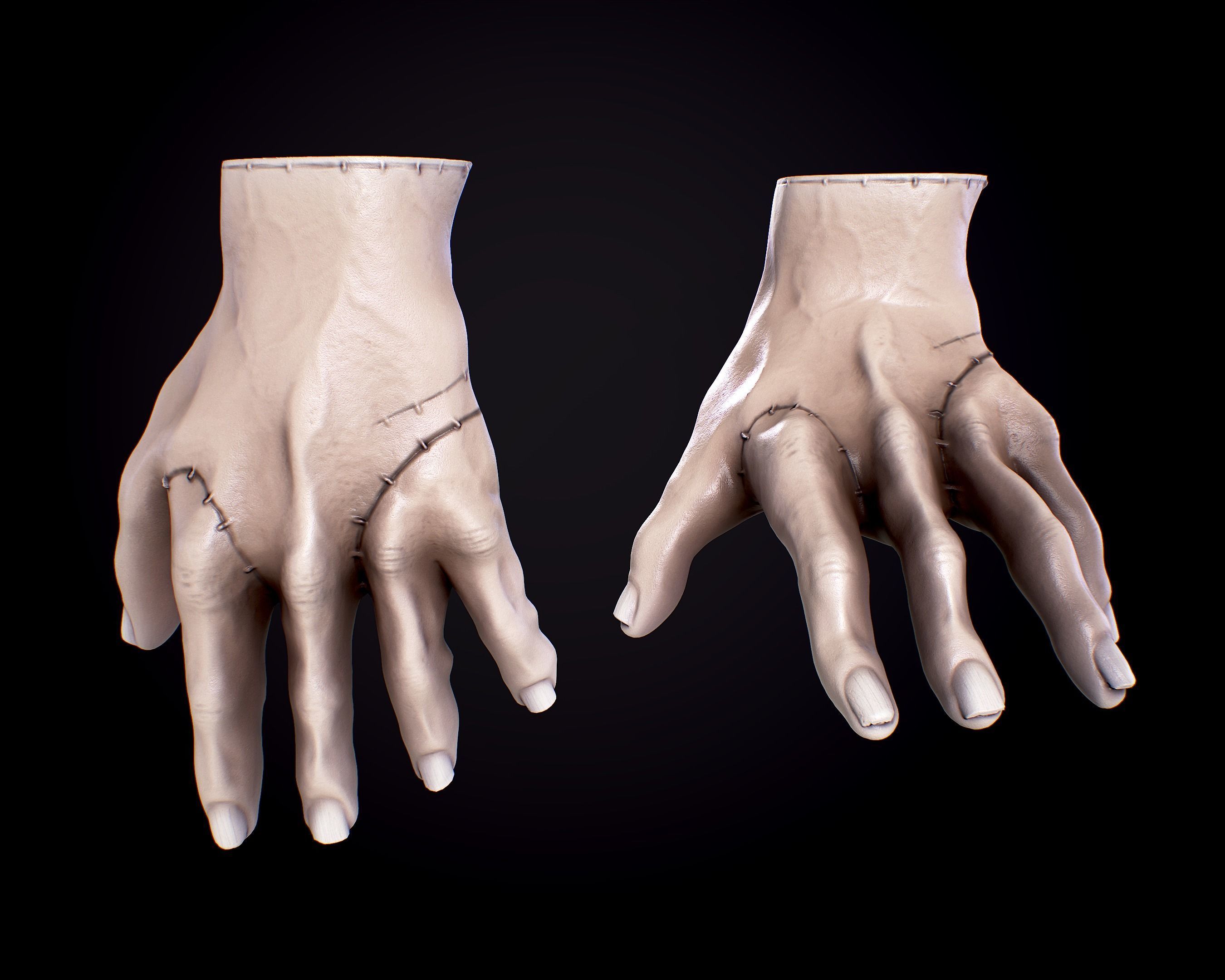 Wednesday Thing Hand Free free VR / AR / low-poly 3D model rigged ...