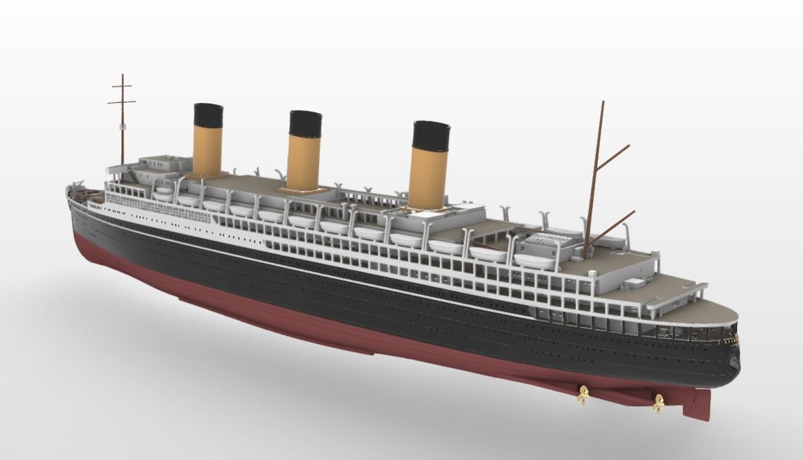 Print ready SS L ATLANTIQUE ocean liner 3D model 3D printable | CGTrader