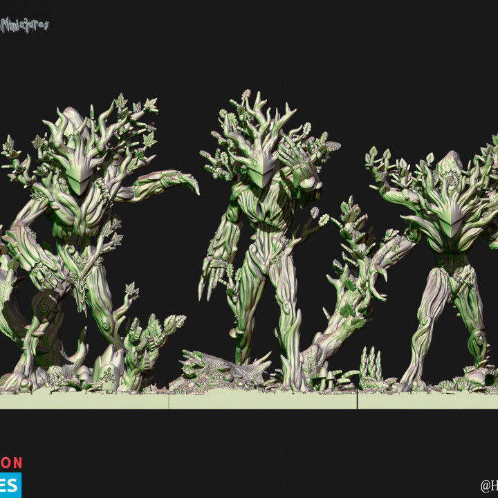 wood elf treekin 3D model 3D printable | CGTrader