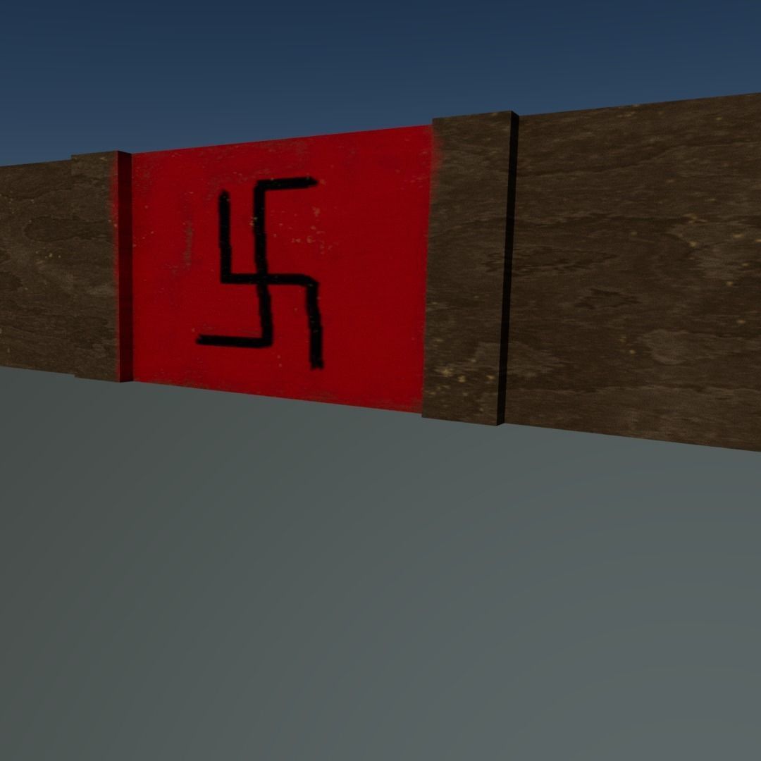 3D model Nazi wall VR / AR / low-poly | CGTrader