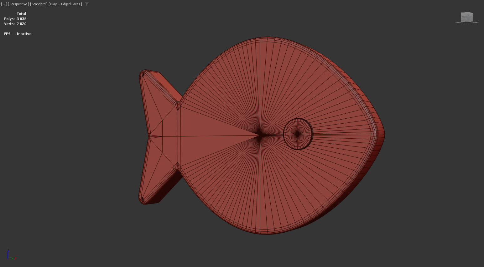 3D model Fish icon VR / AR / low-poly | CGTrader