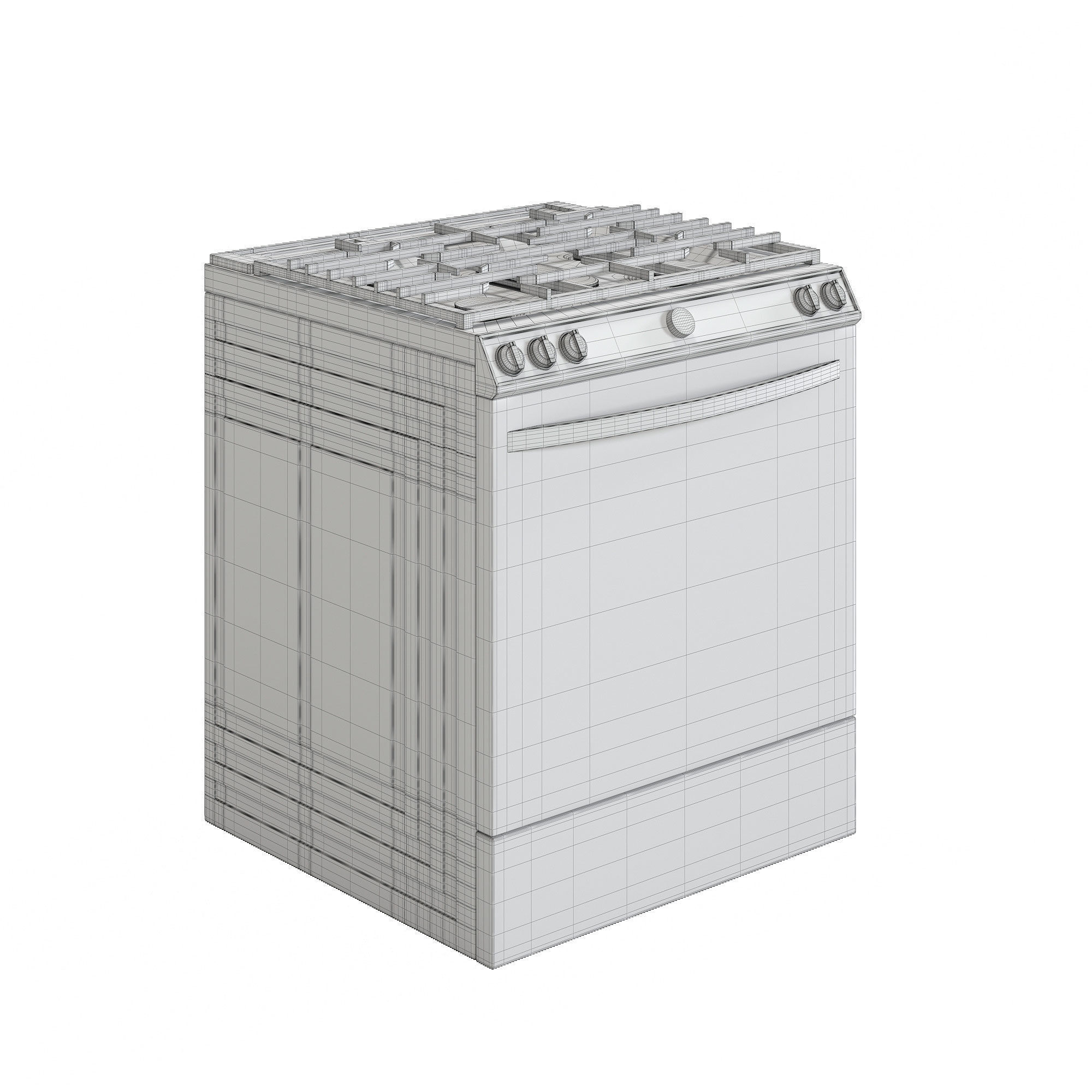 Gas stove 3D model | CGTrader