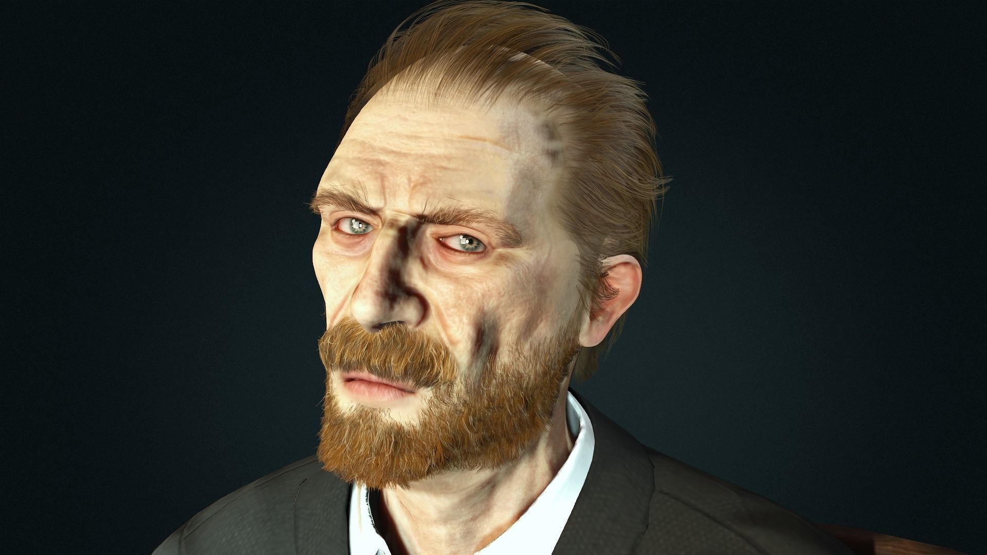 van Gogh High quality character full Rigged and Animated 3D model ...