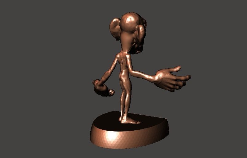 The cortical sensory Homunculus 3D model 3D printable | CGTrader