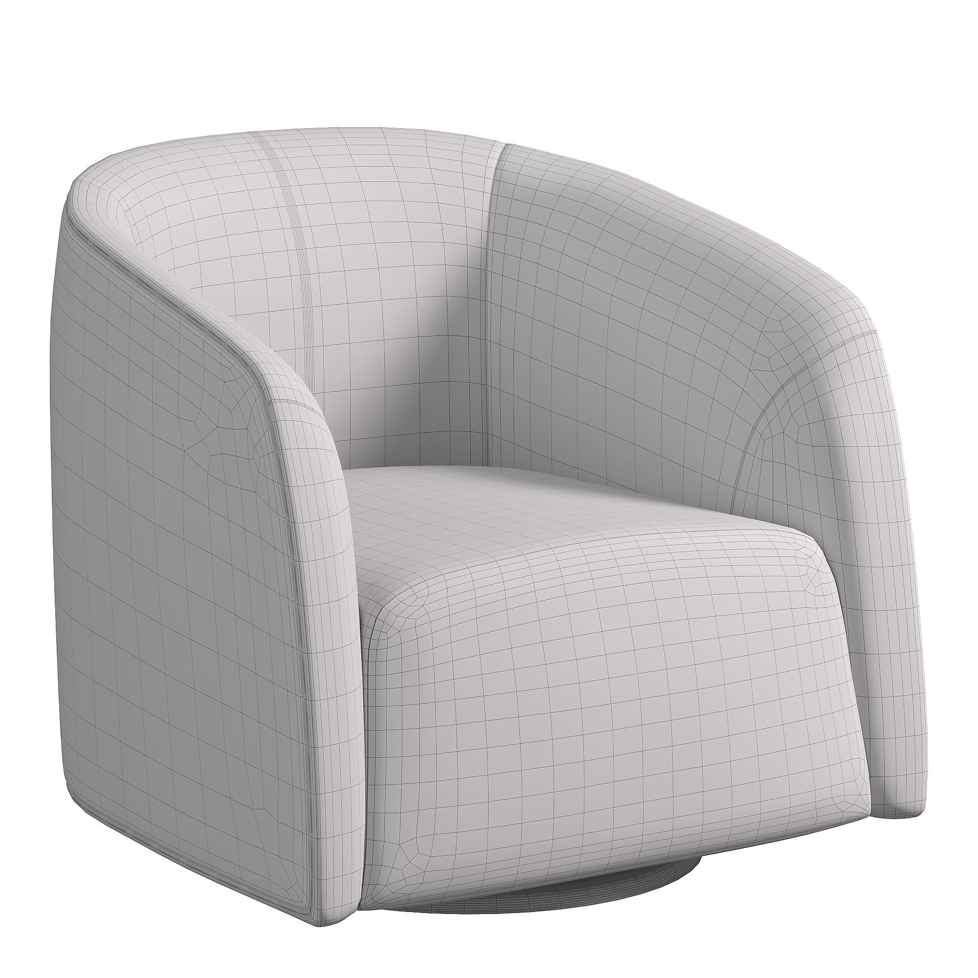 Natuzzi logos chair 3D model | CGTrader