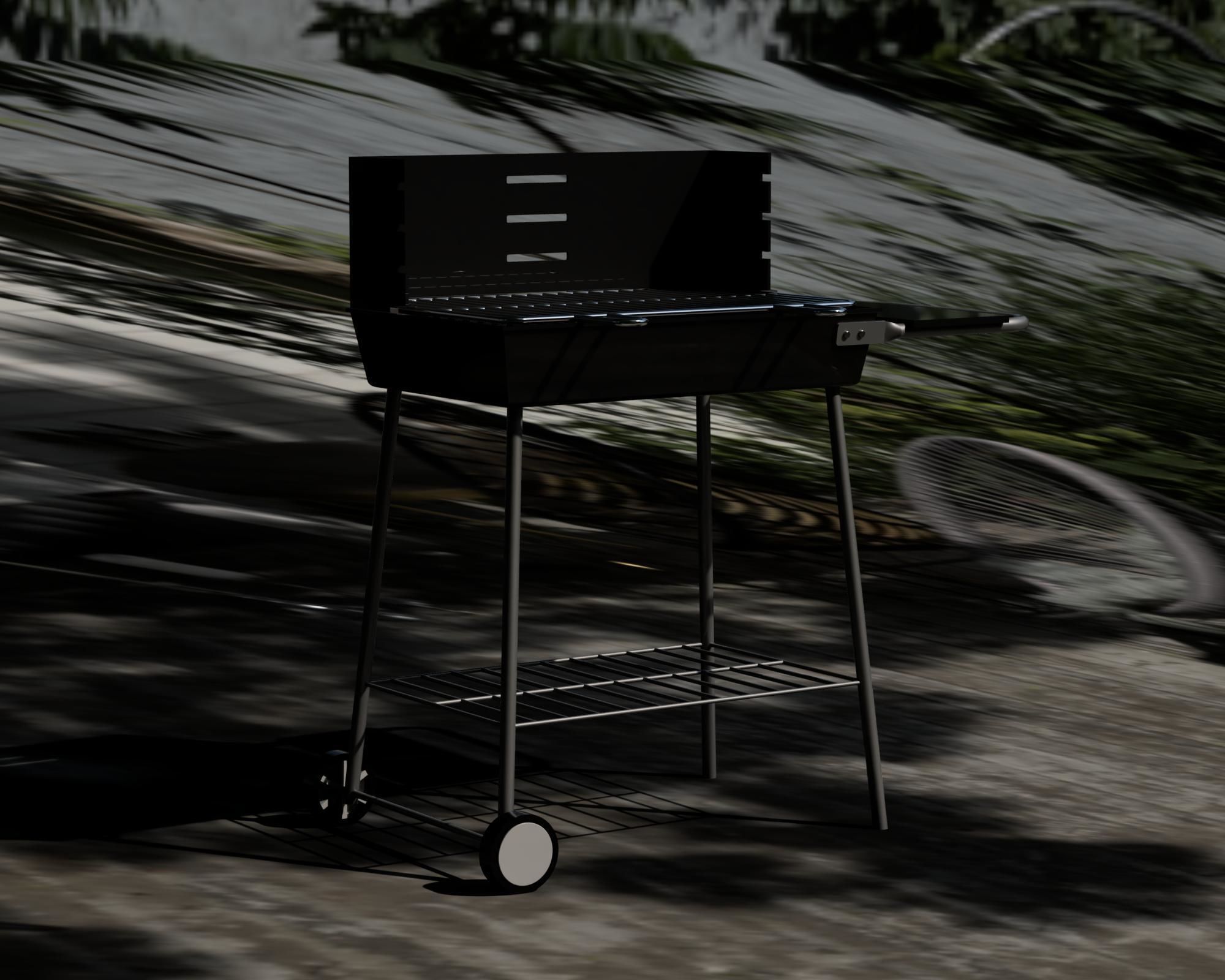 Barbecue bbq grill 3D model | CGTrader