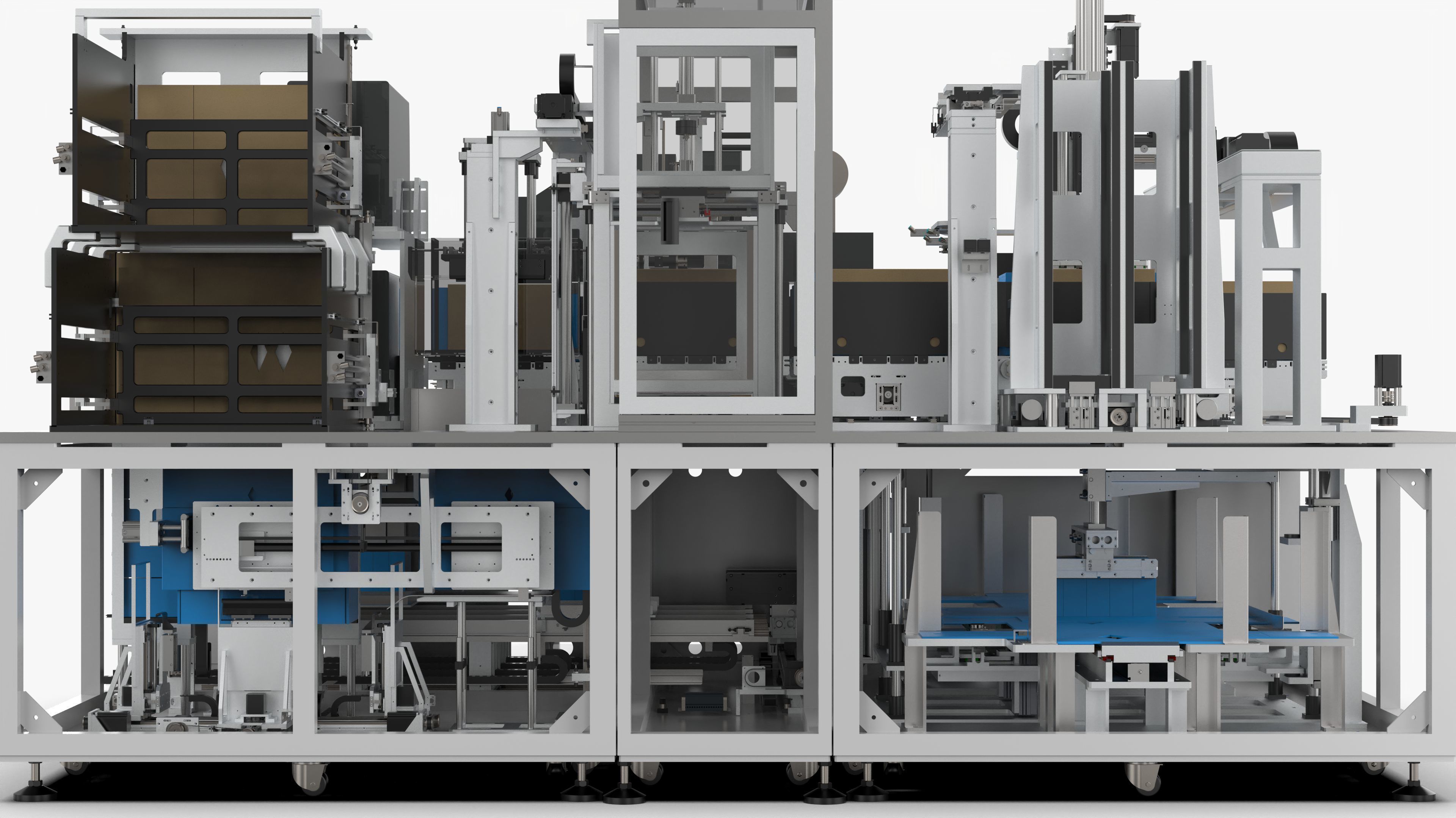 Automatic Carton Packing Machine 3D model | CGTrader