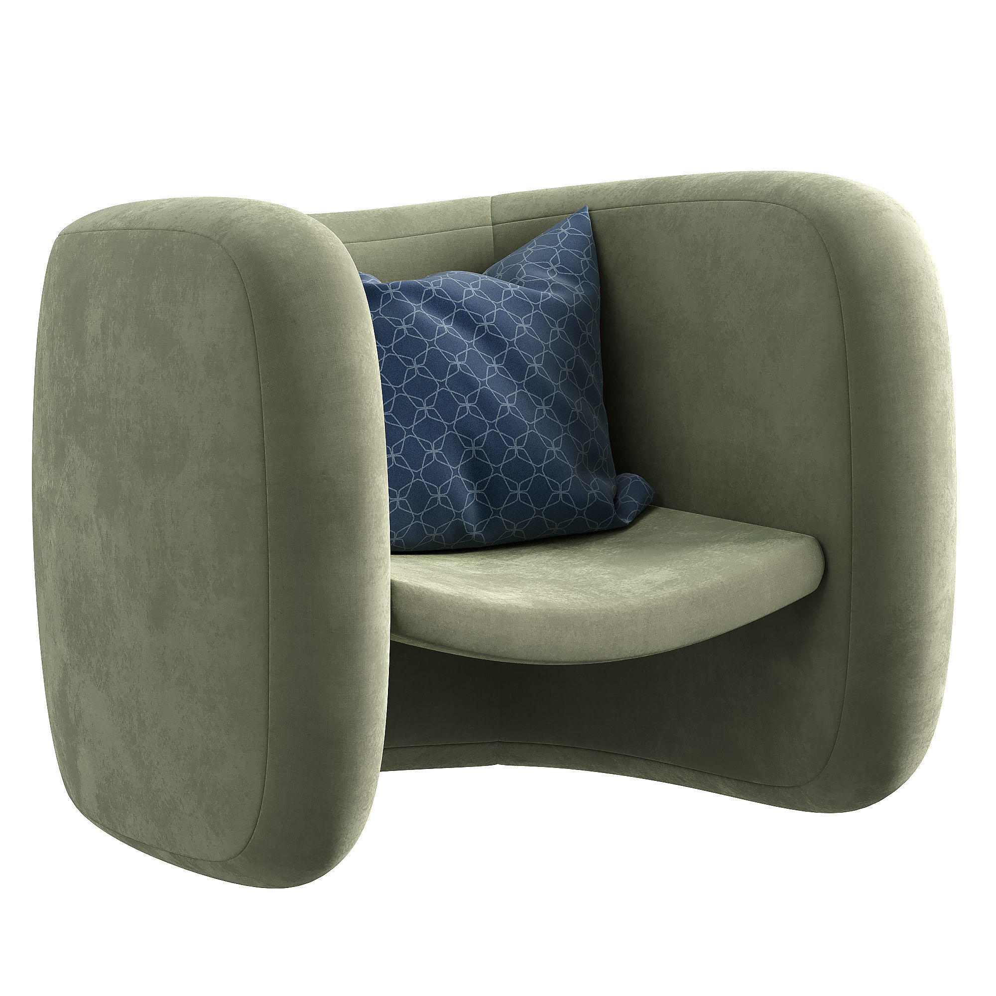 Tacchini Lagoa Armchair 3D model | CGTrader