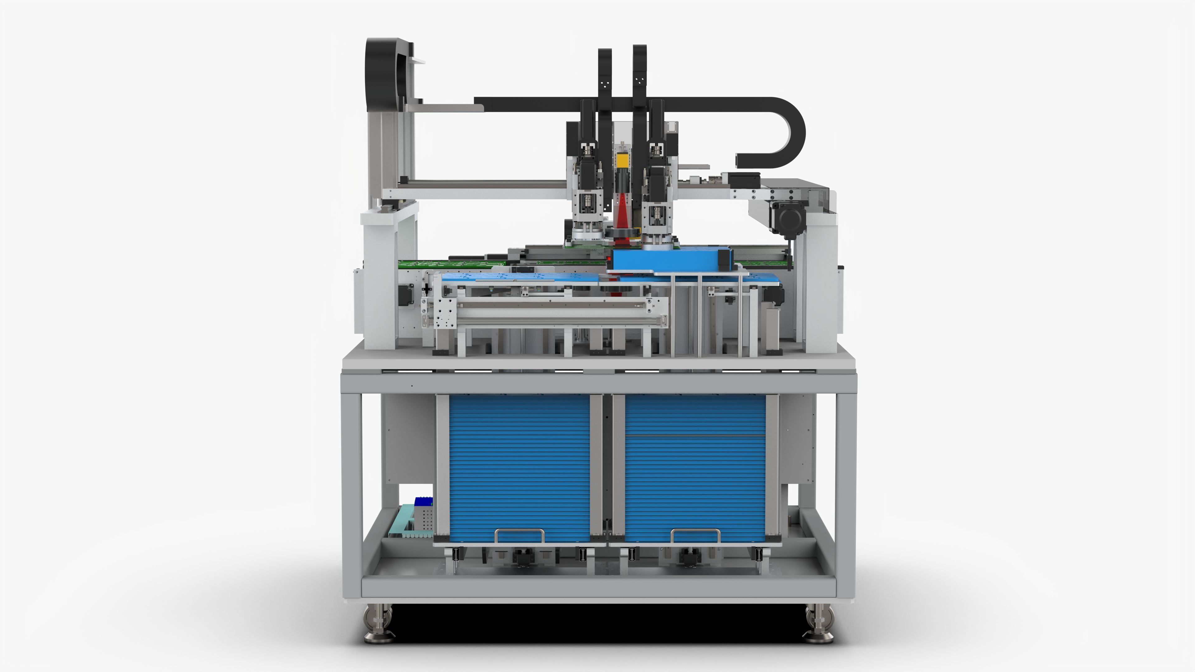 Automatic PCB Circuit Board Assembly Machine 3D model | CGTrader