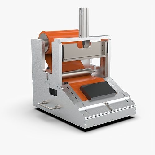 Automatic Cutting Packaging Film Jig Machine free 3D model | CGTrader