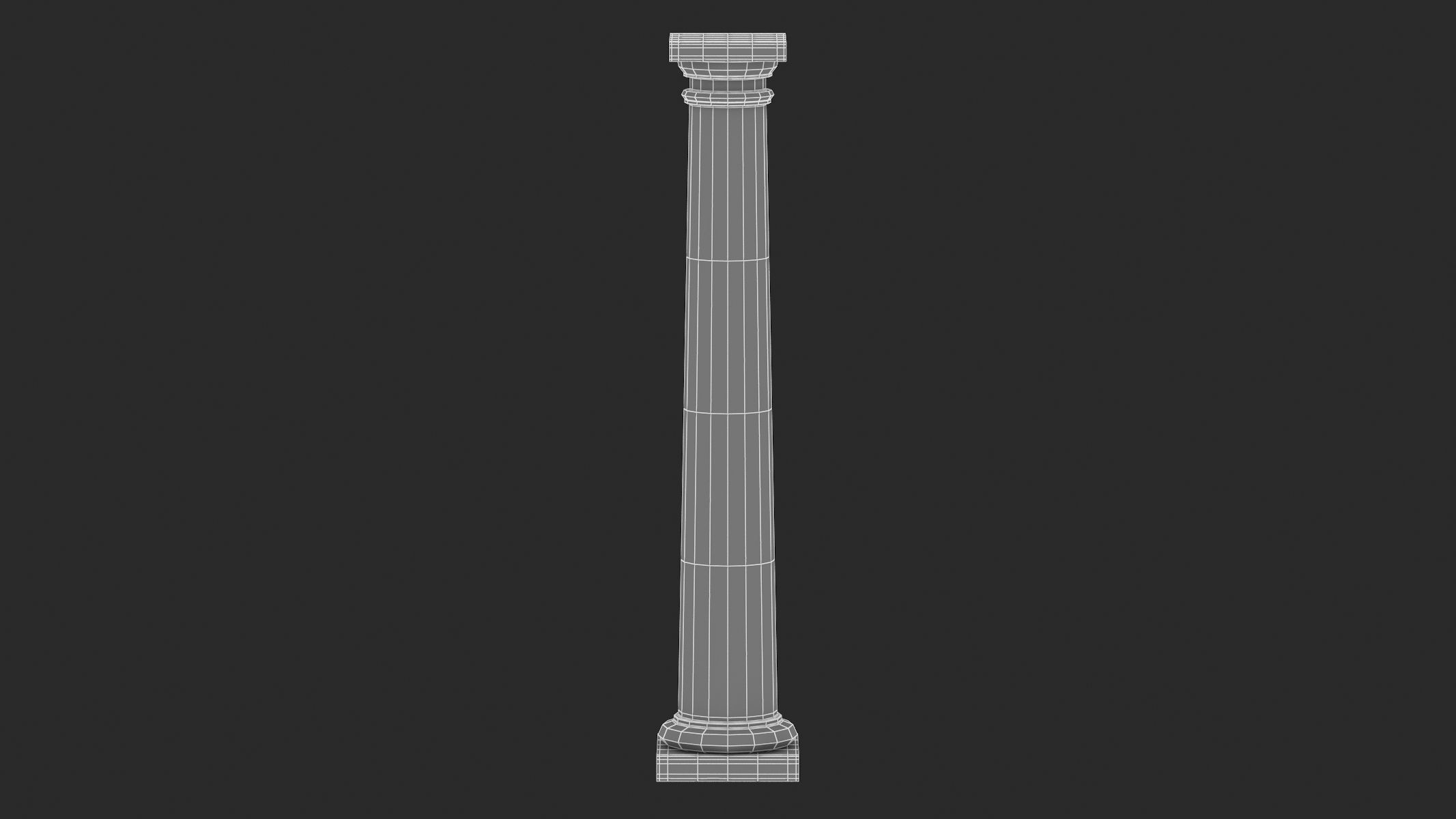 Tuscan Column 3D model | CGTrader