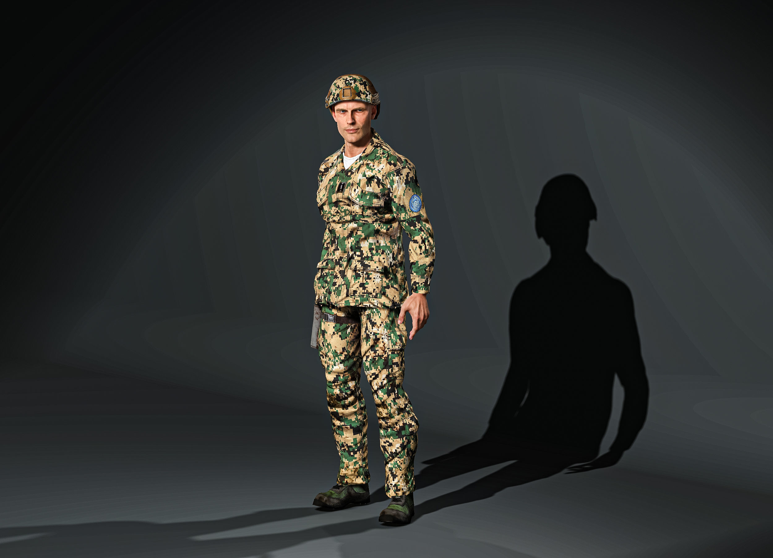 3D model High Quality Realistic Solider Forest 02 VR / AR / low-poly | CGTrader