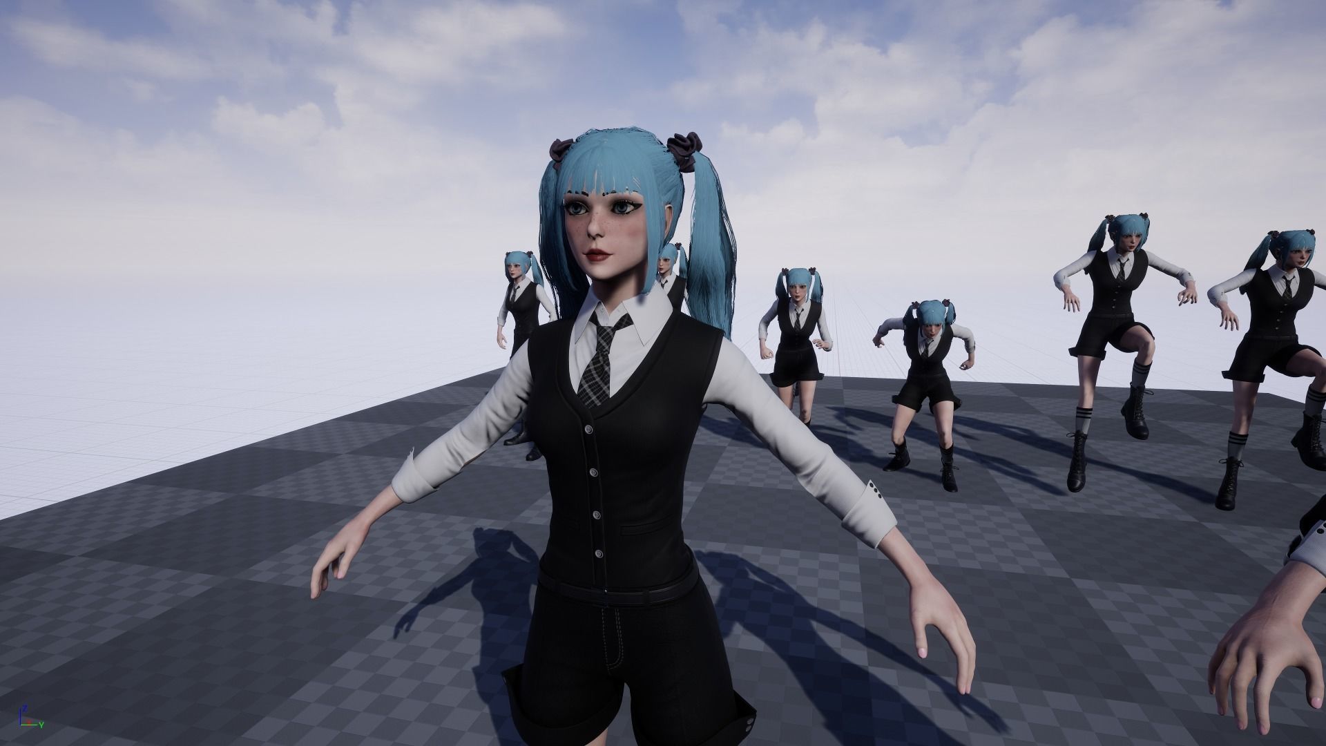 3D model School Girl - Game Ready VR / AR / low-poly | CGTrader