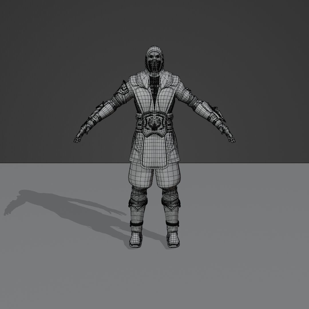 3D model MK Scorpion Skin VR / AR / low-poly | CGTrader