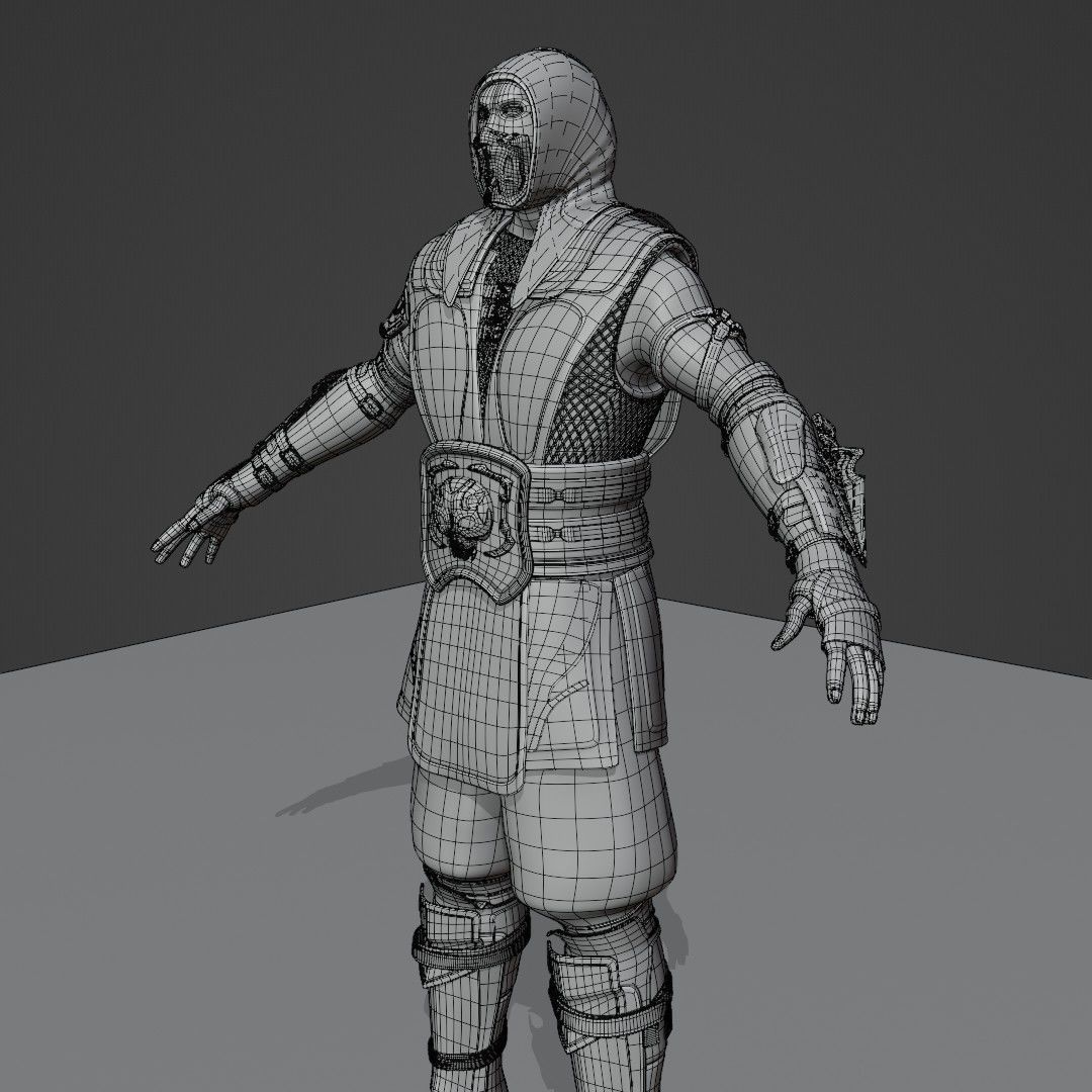 3D model MK Scorpion Skin VR / AR / low-poly | CGTrader