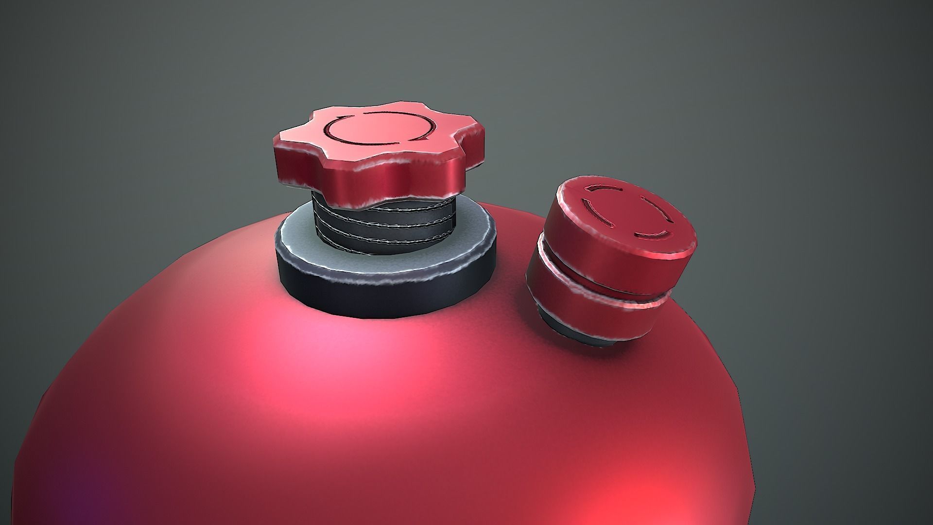 3D model GAS TANK STYLIZED CARTOON VR / AR / low-poly | CGTrader