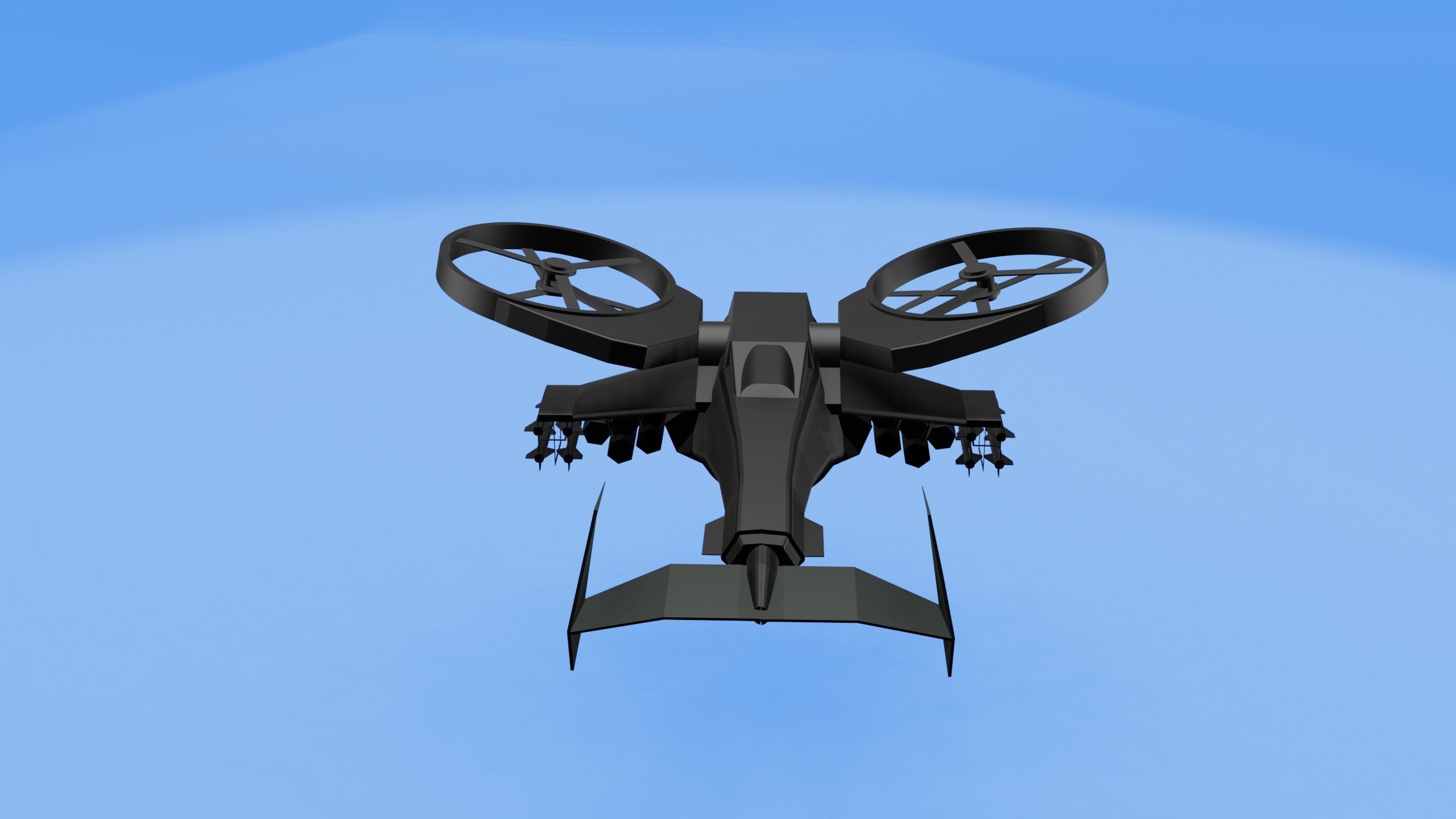 Low Poly Scorpion Gunship From Avatar free 3D model | CGTrader
