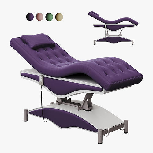 3d Model Spa Massage Bed Yoocell Vr Ar Low Poly Cgtrader