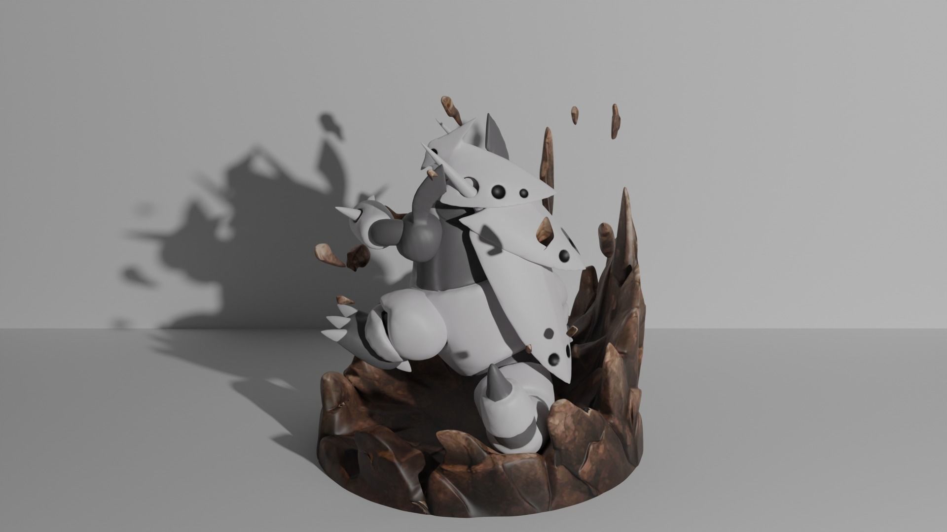 Mega Aggron pokemon 3D print model 3D model 3D printable | CGTrader