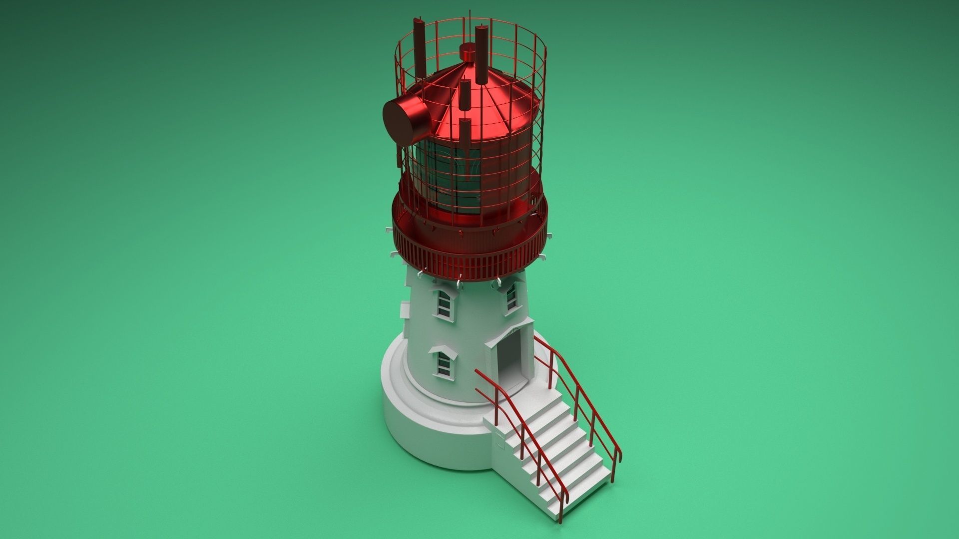 Lindessness Lighthouse 3D model | CGTrader