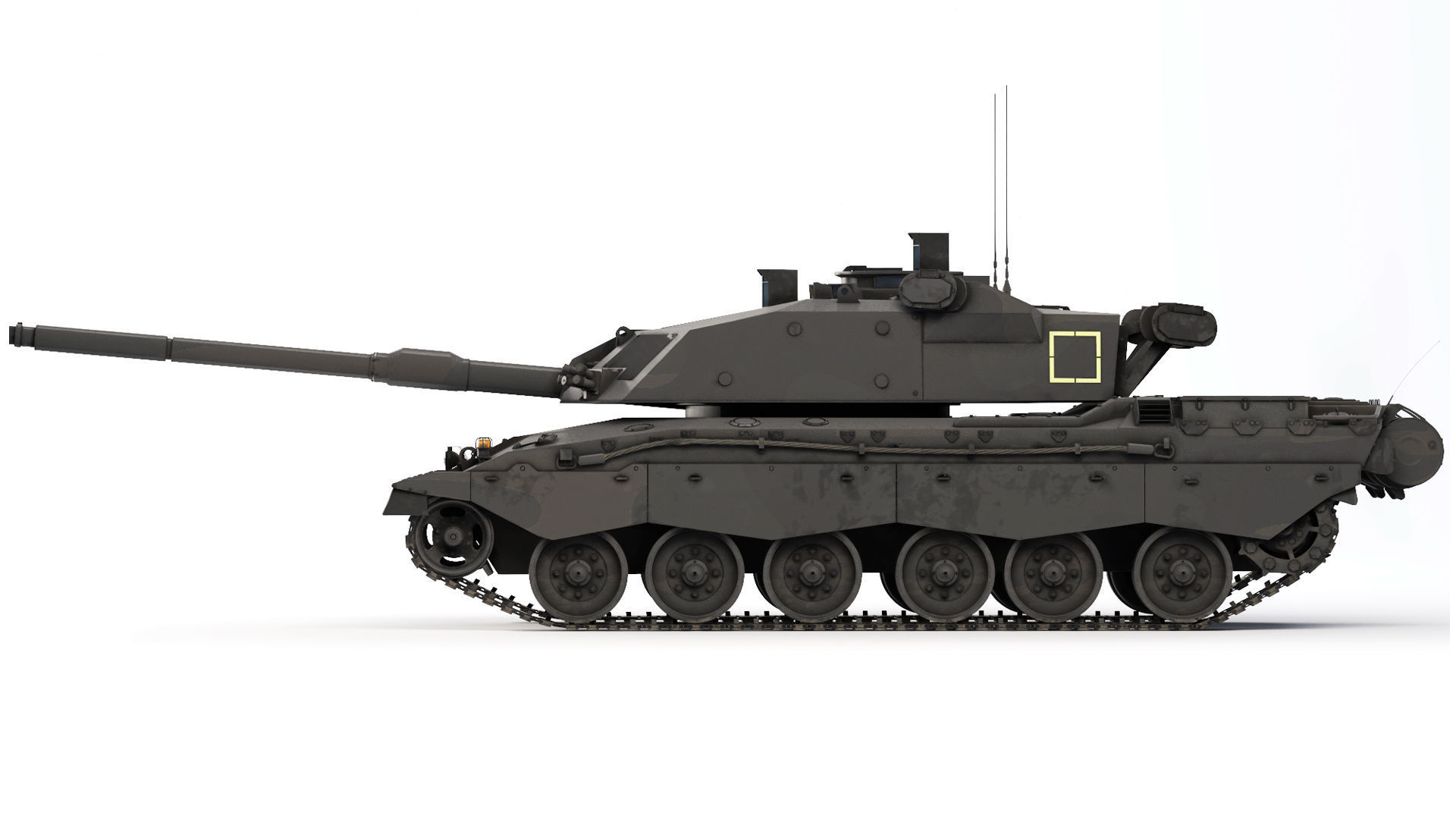 Tank Challenger 3 2022 3D model | CGTrader