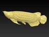 AROWANA DRAGON FISH 3D MODEL - 3Dprint ready 3D model 3D printable ...