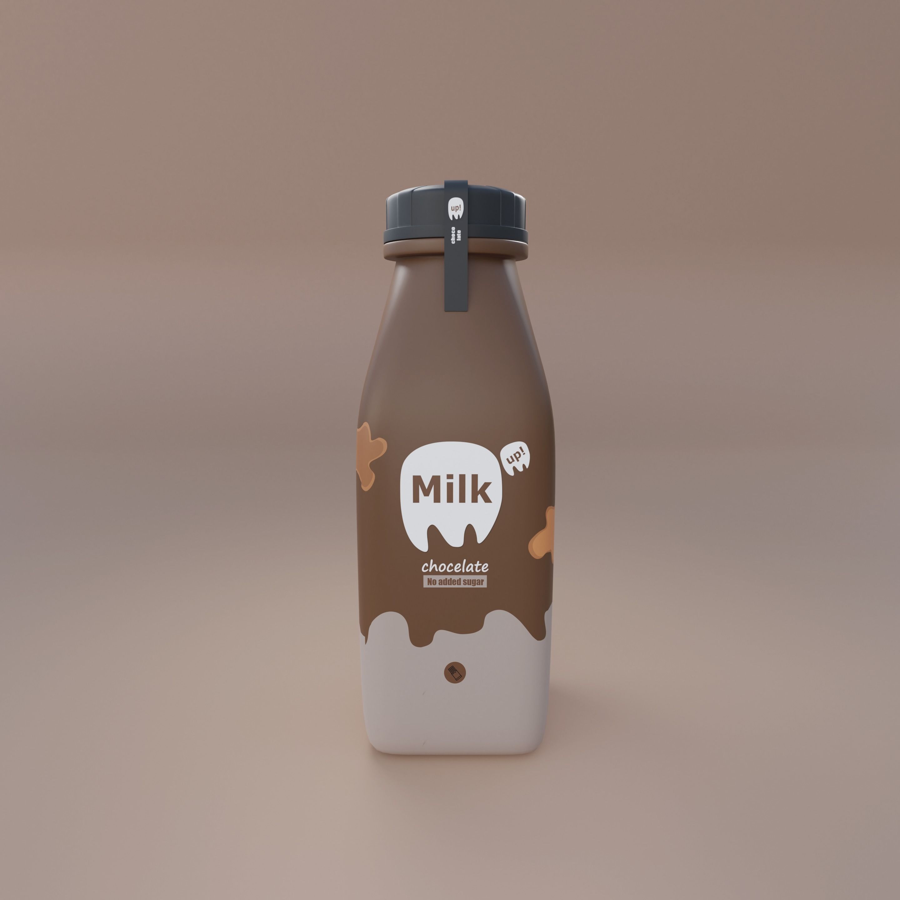 Milk bottle 3d model 3D model | CGTrader