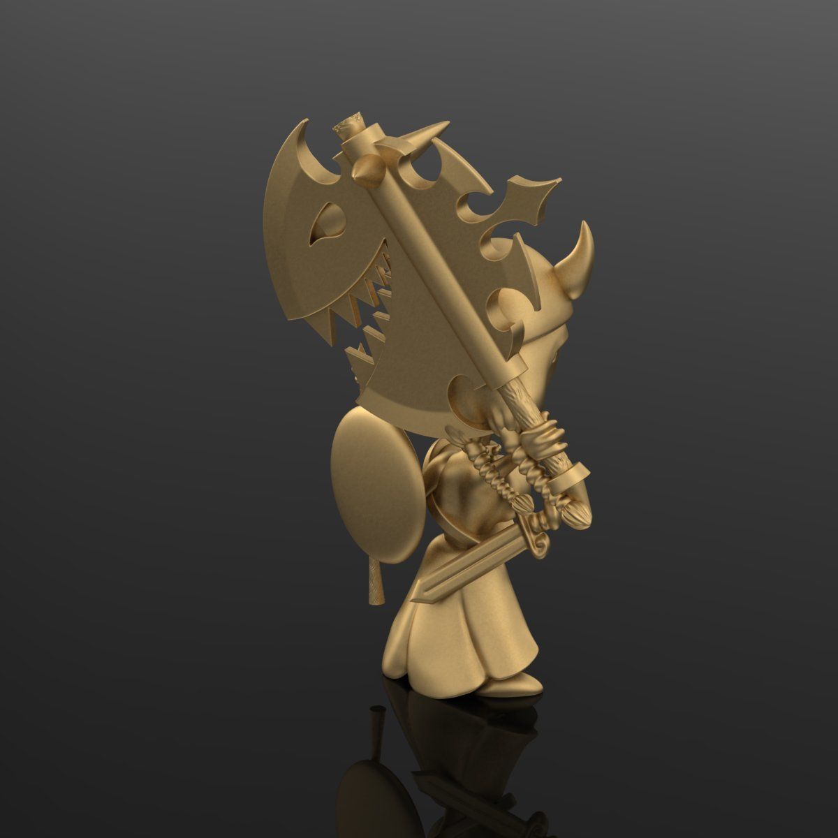 Woman Warrior 3DM STL OBJ model for 3D printing and CNC 3D model 3D printable | CGTrader
